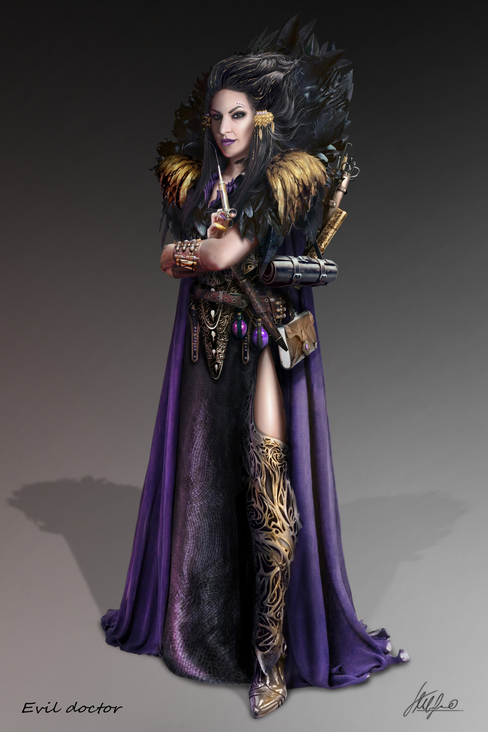 ArtStation - Ulsa, An evil doctor