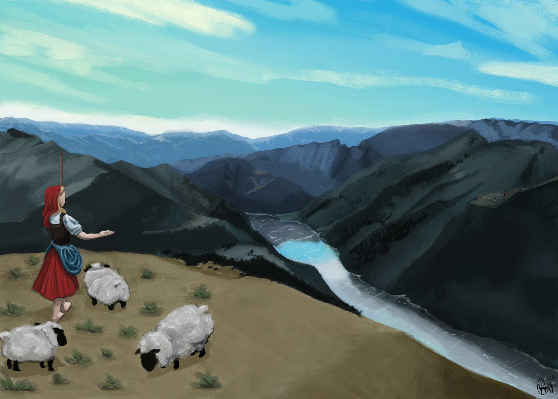 ArtStation - The Shepherdess