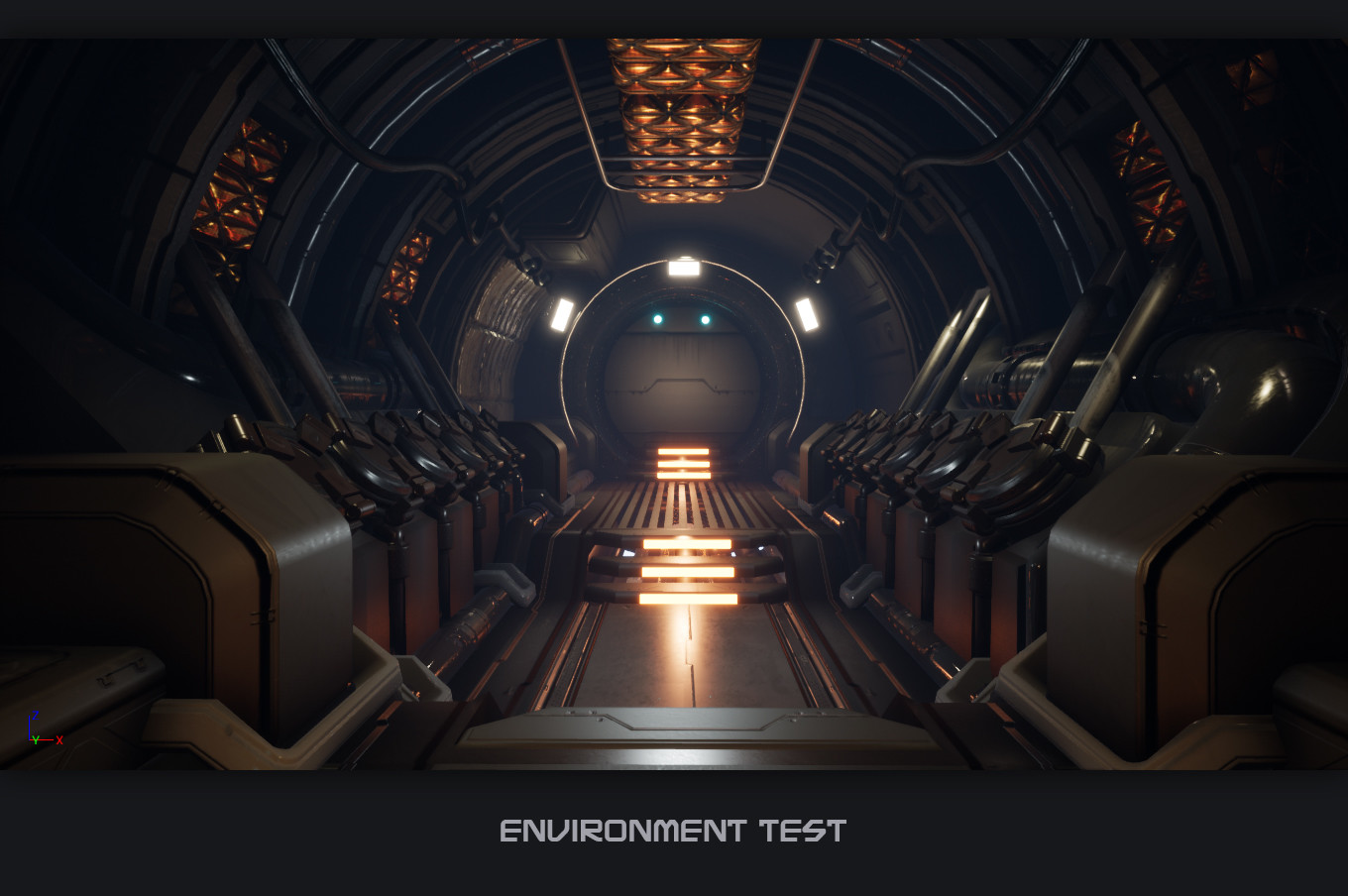Timothy Sanchez - Sci Fi Hallway - Art Test
