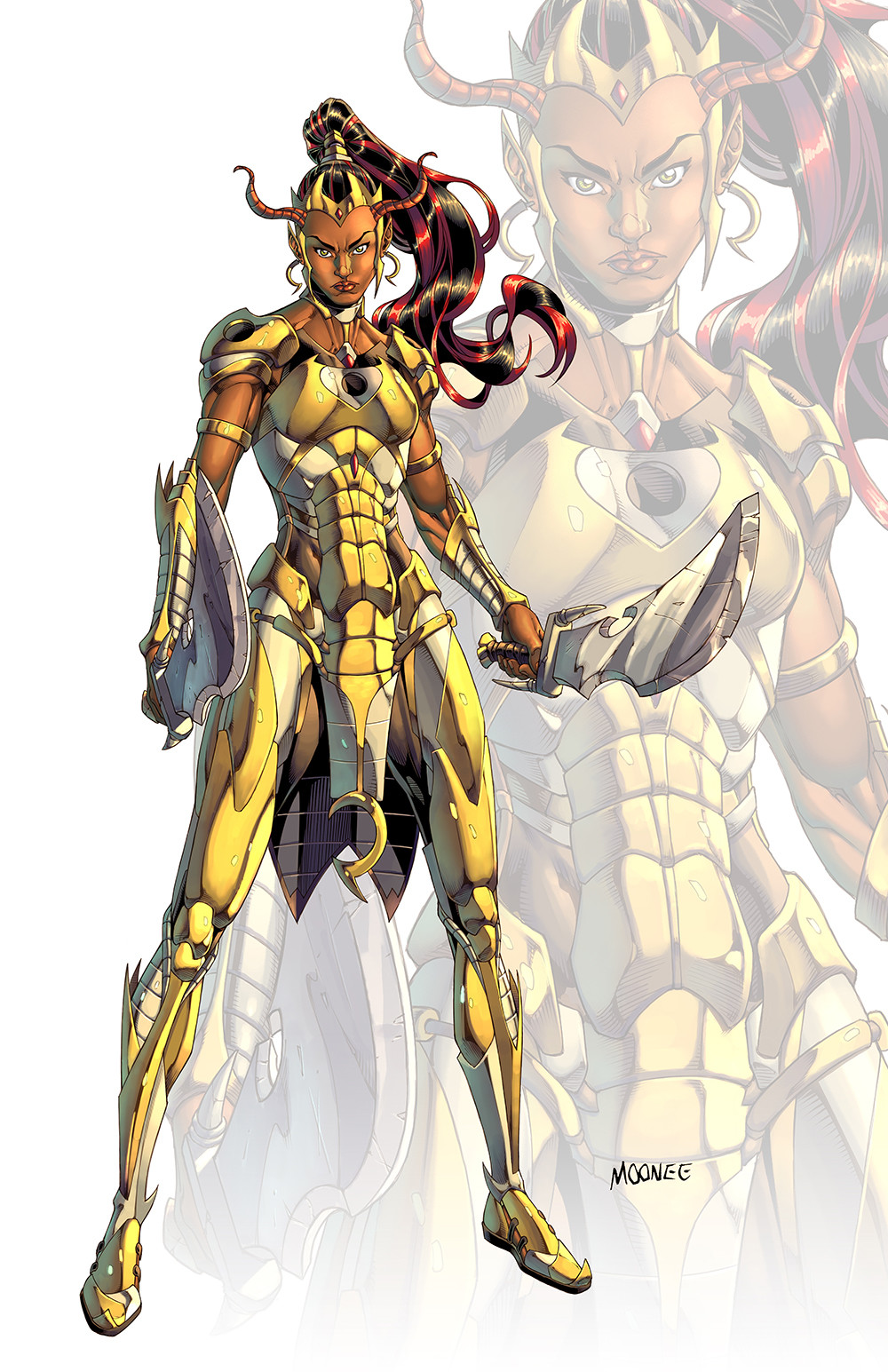 ArtStation - Shemarrian Warrior OC commission