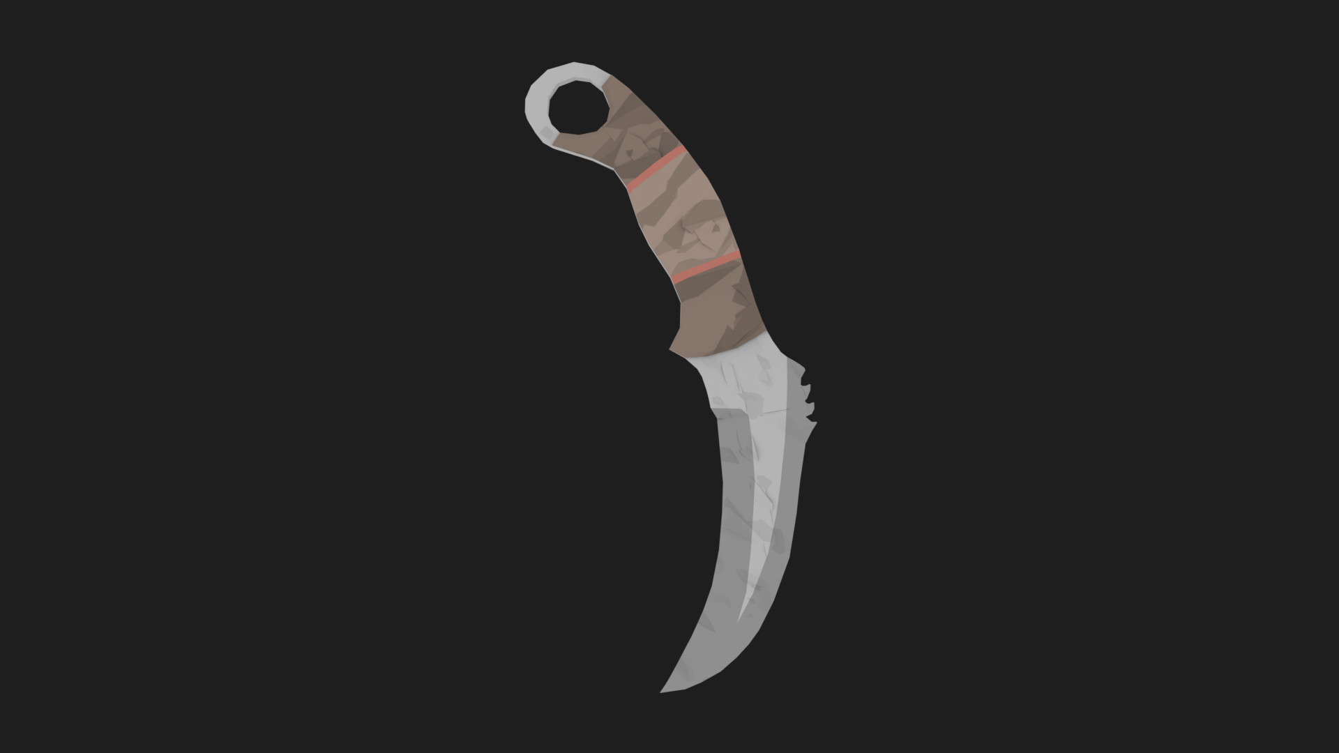 ArtStation - Low-poly Karambit