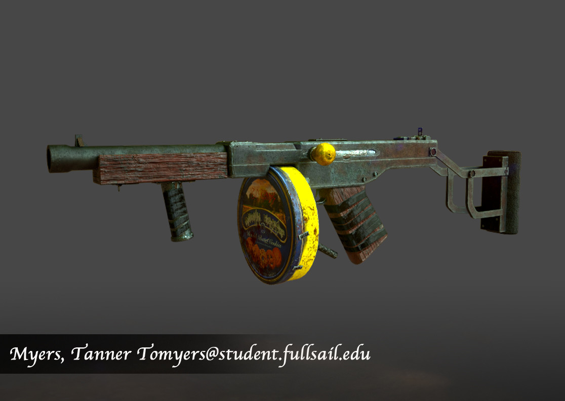 Tanner Myers - Rusted-Out Thompson with a Cookie Tin Improvised Mag (RE ...