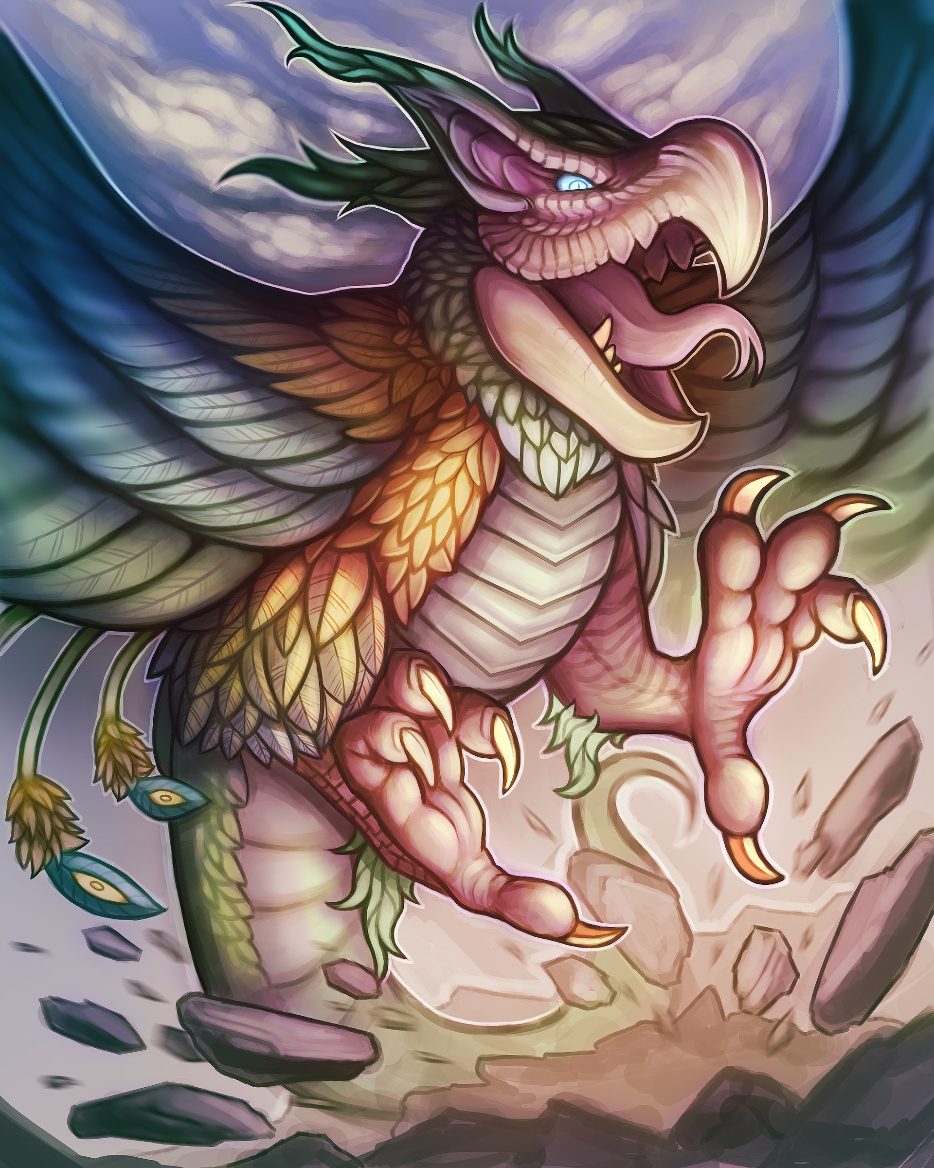 ArtStation - Rainbow Roc