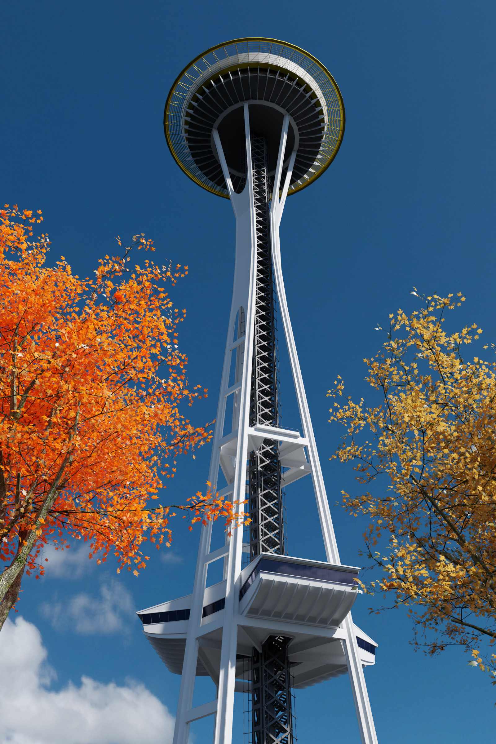 ArtStation - Assets - Seattle Space Needle