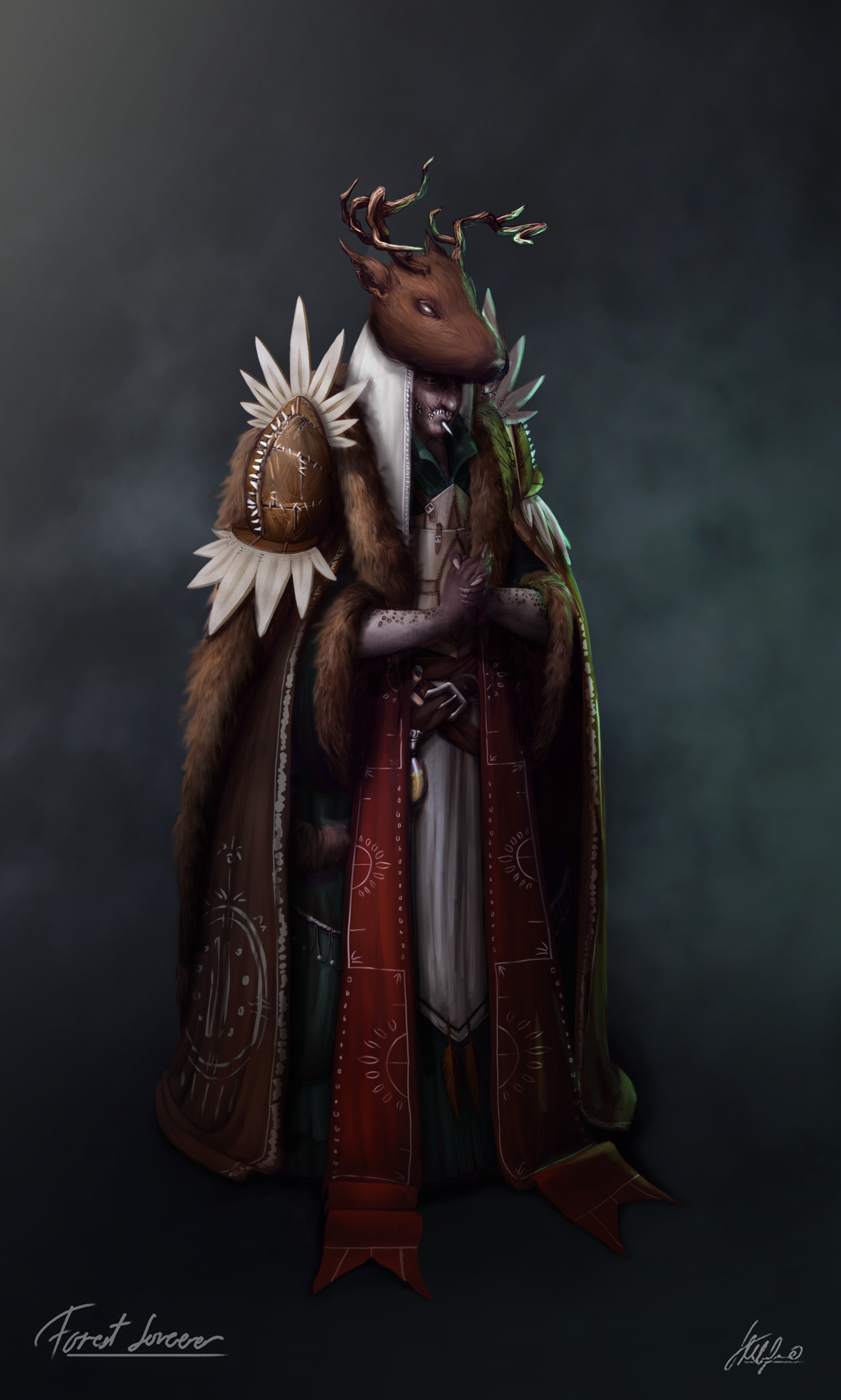 ArtStation - Hazewood, Evil Forest Sorcerer
