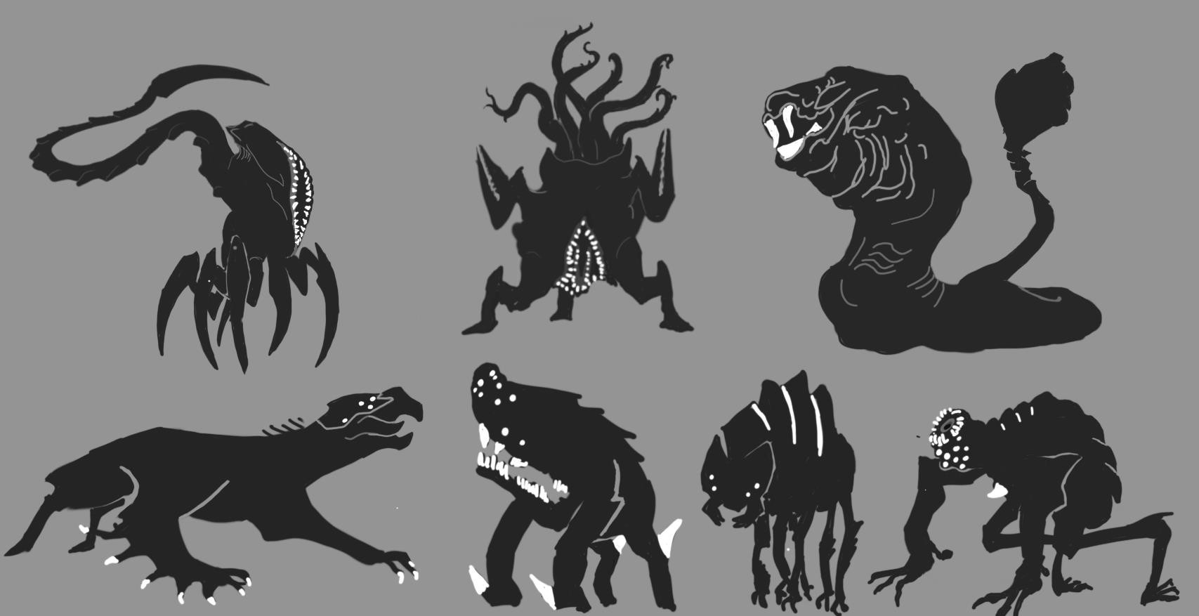 Thomas Storm - Deep Rock Galactic: Creature Sketchs