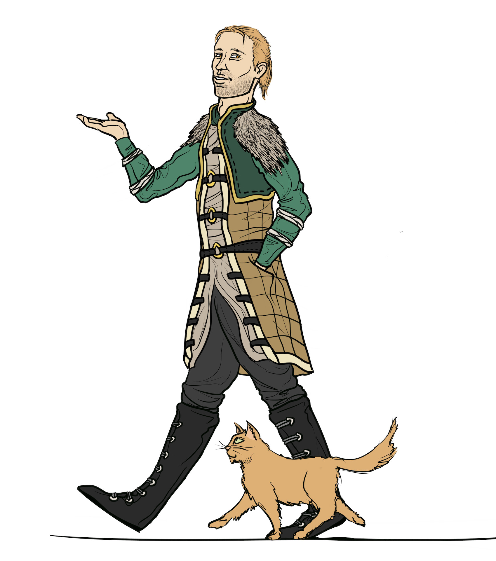 ArtStation - Action Portrait: Anders (DA2)