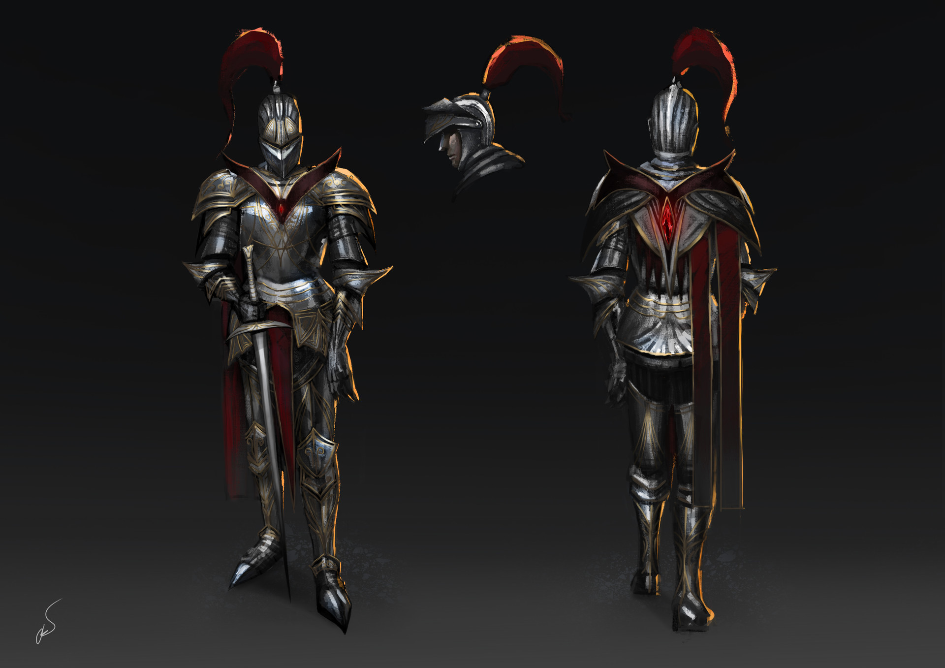ArtStation - Gothic armor, O N I X