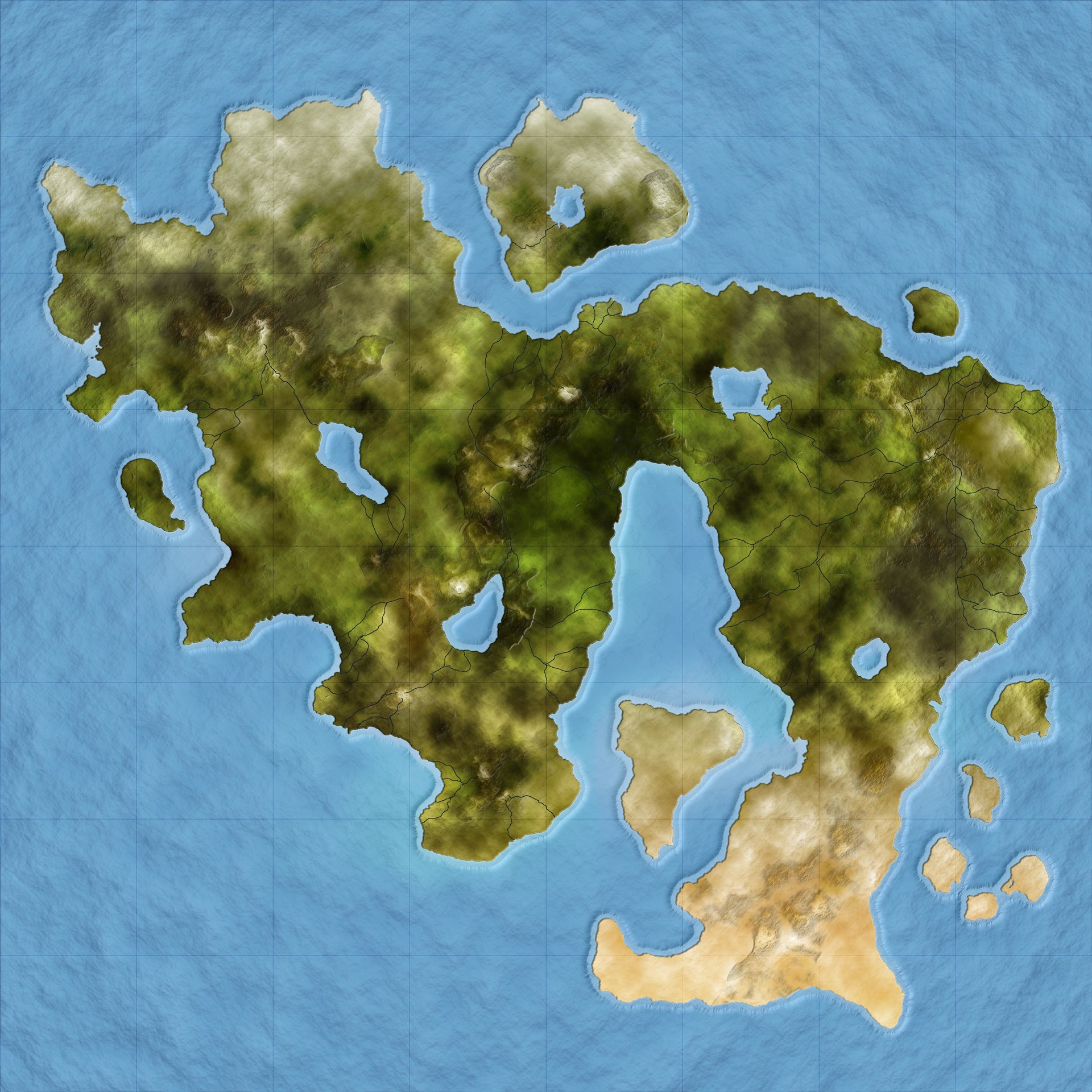 ArtStation - Atlas Map concept