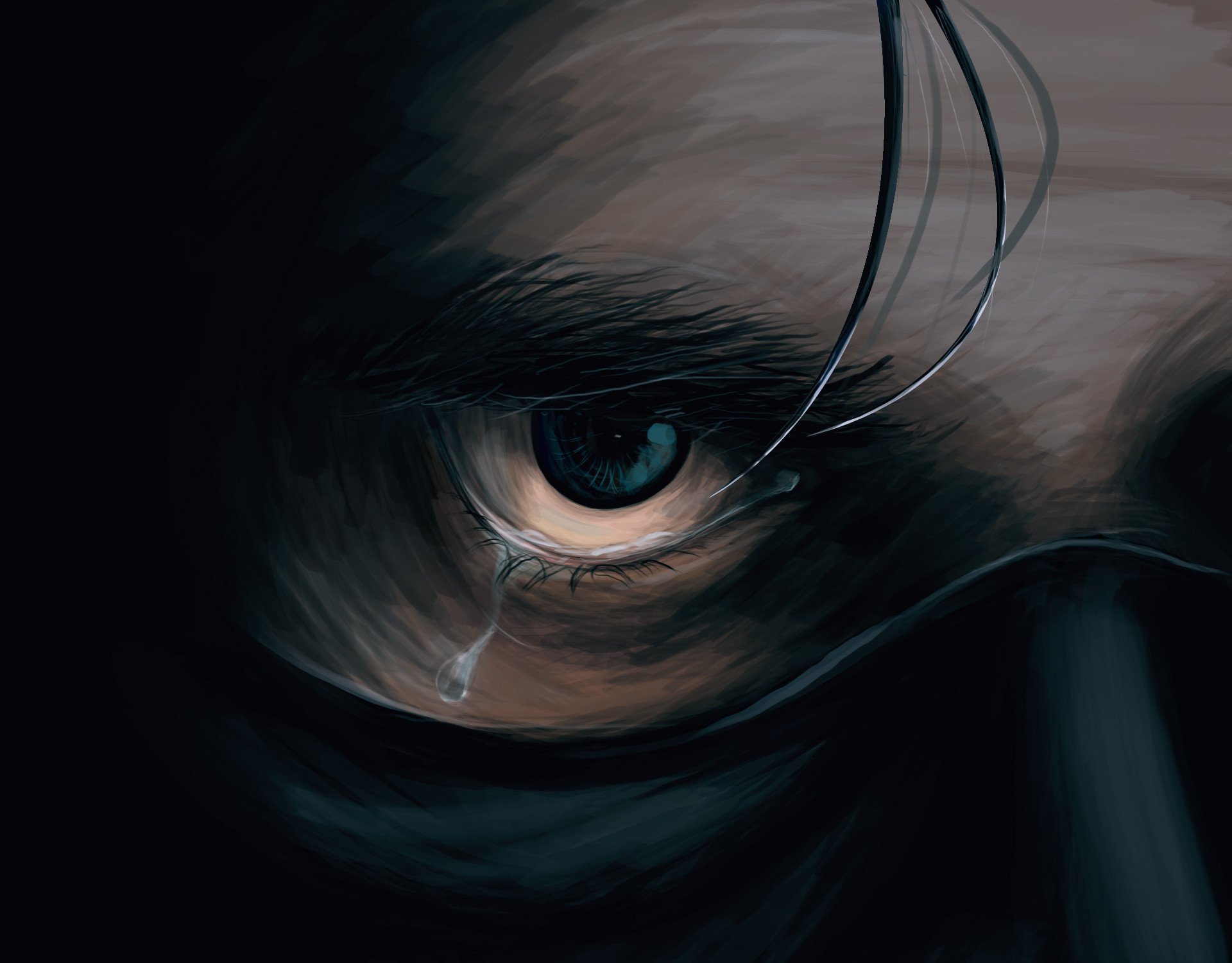 how to draw ninja eyes