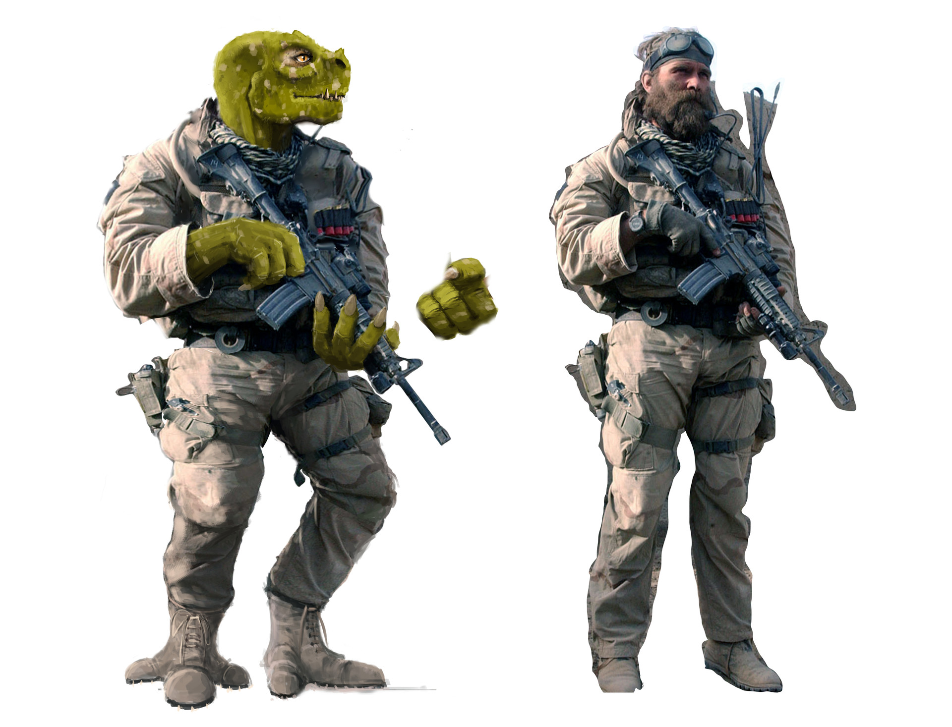 Andrew Cole - Evolved Dinosaur Soldier