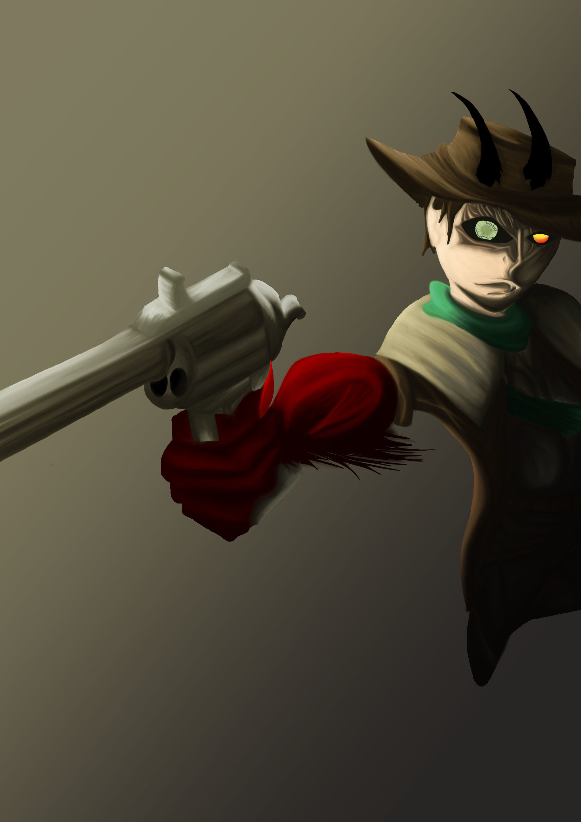 ArtStation - wolf cowboy