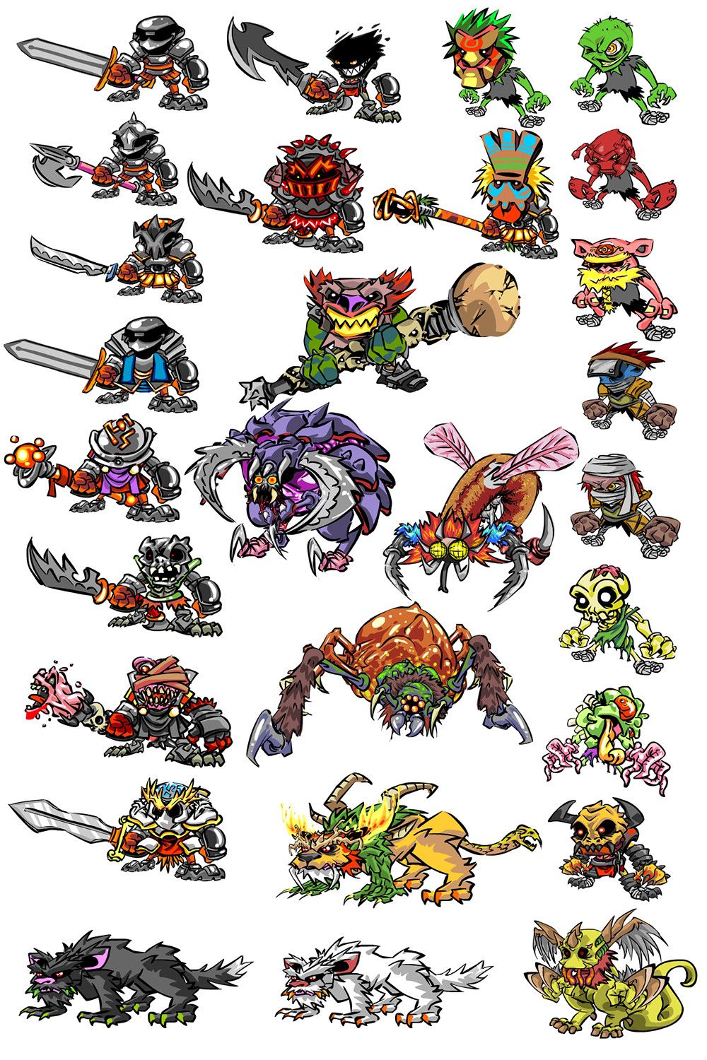 Ogremon Evolution Chart