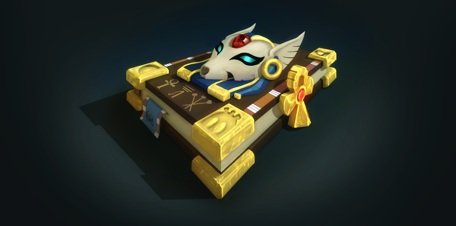 ArtStation - Anubis' Book, Vika Balashova