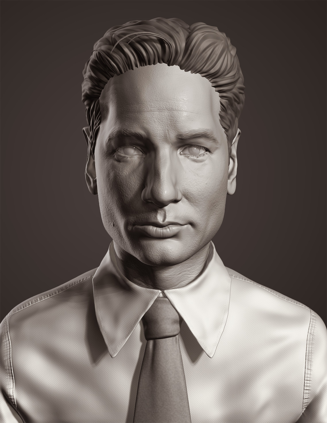 ArtStation - Fox Mulder Study