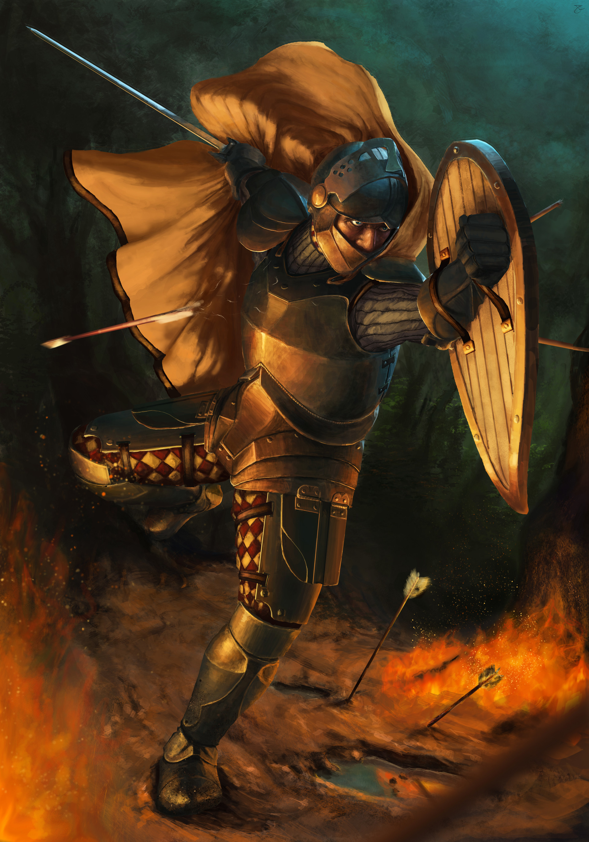 ArtStation - Gwent Art Contest - Chessboard Knight