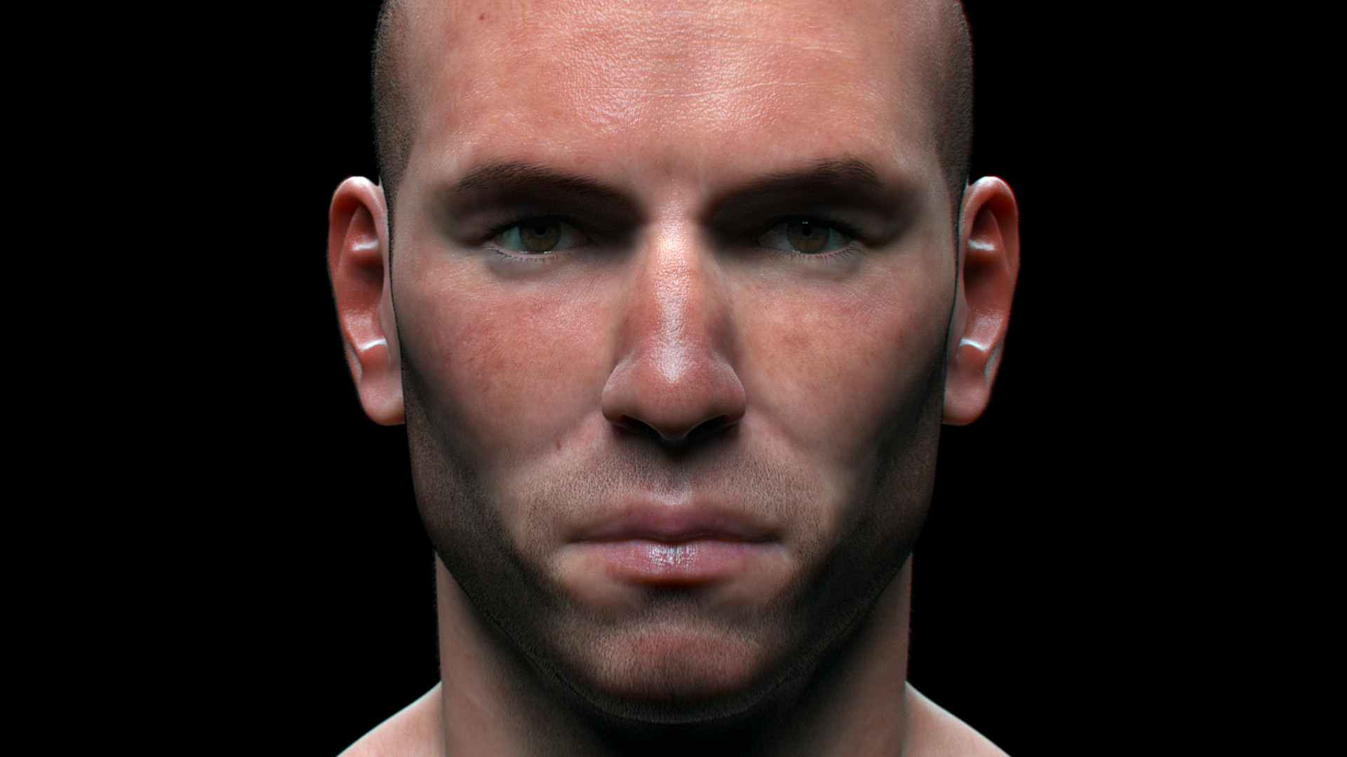 ArtStation - Project Zero - WIP Head Sculpt