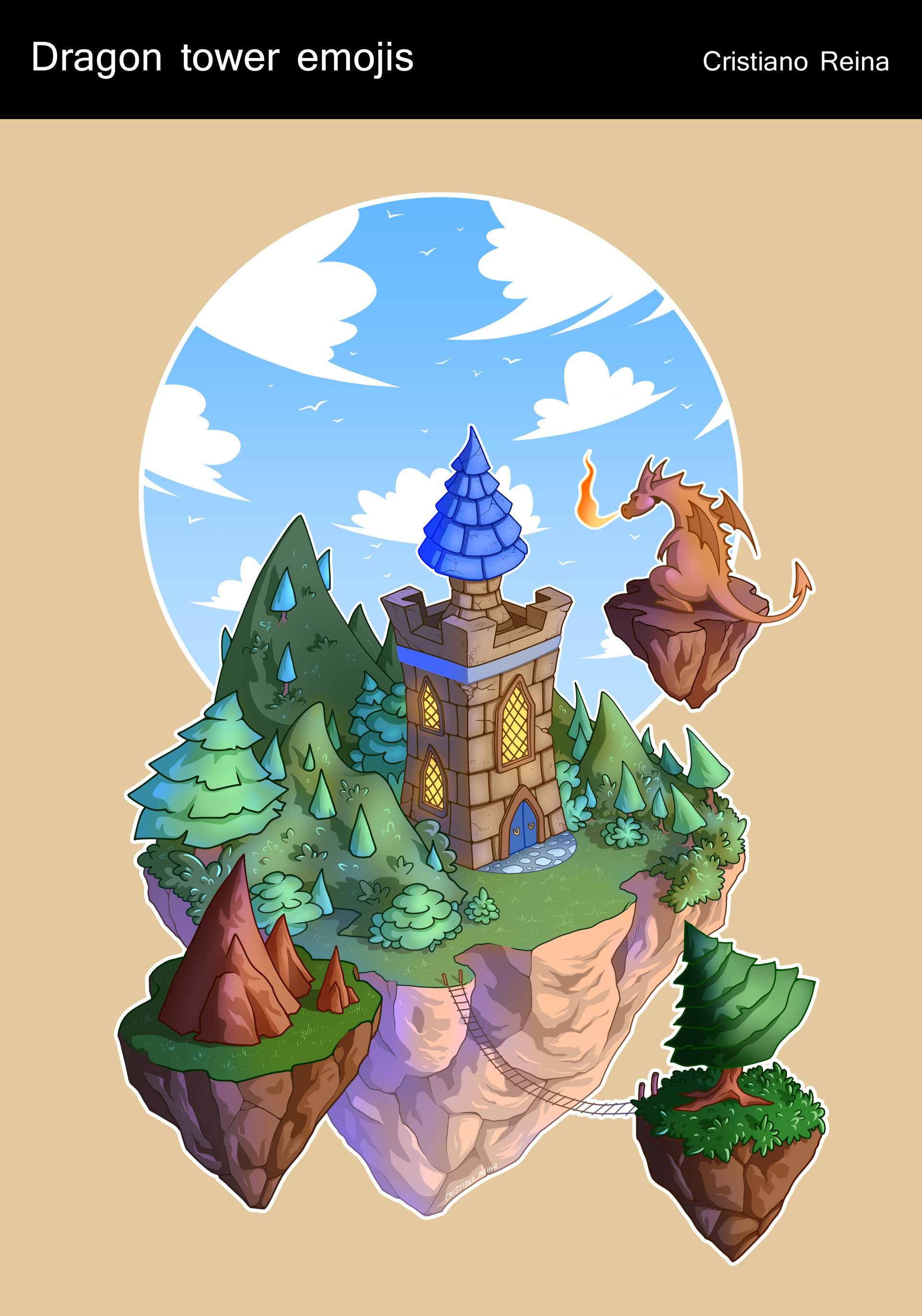 ArtStation - Dragon tower