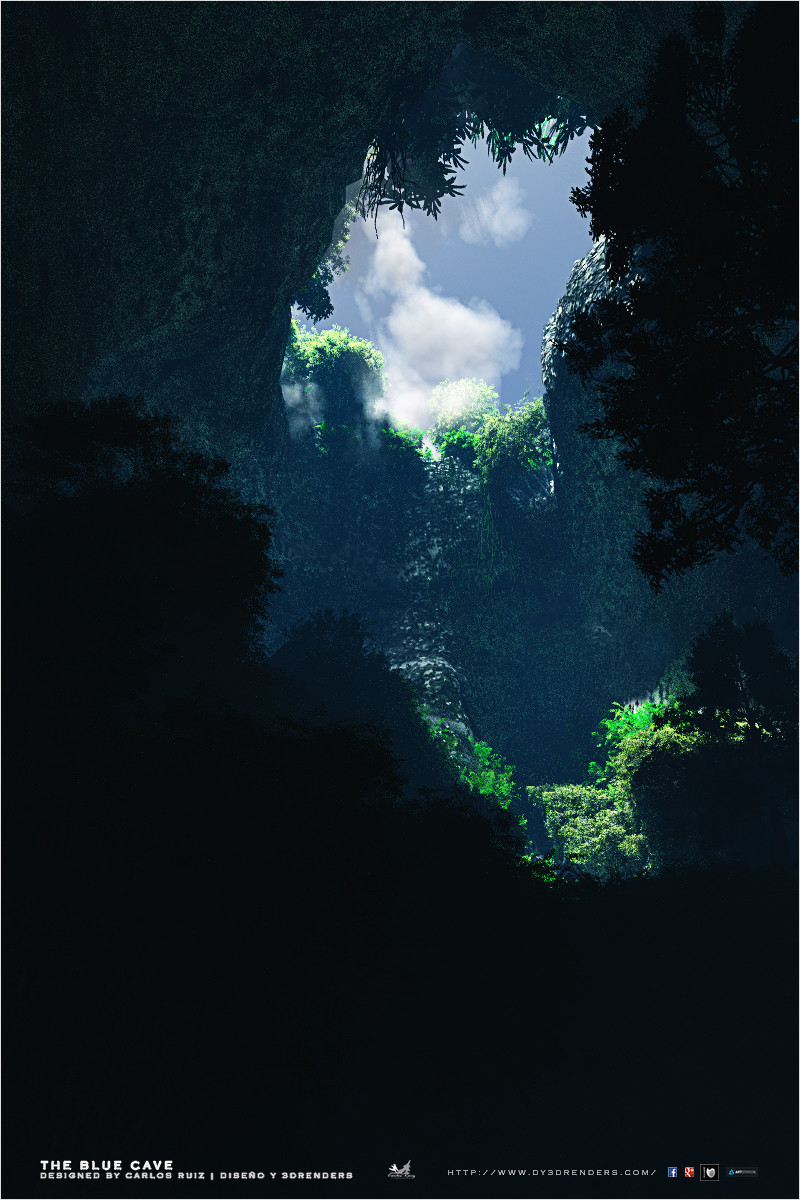 ArtStation - The Blue Cave