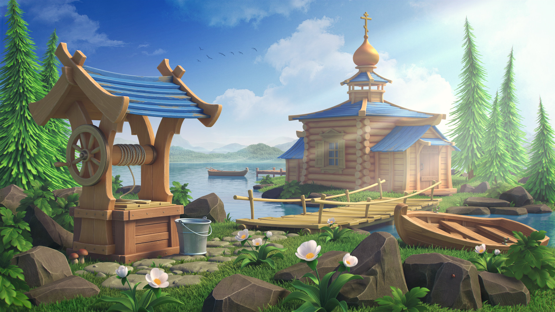 ArtStation - At the river