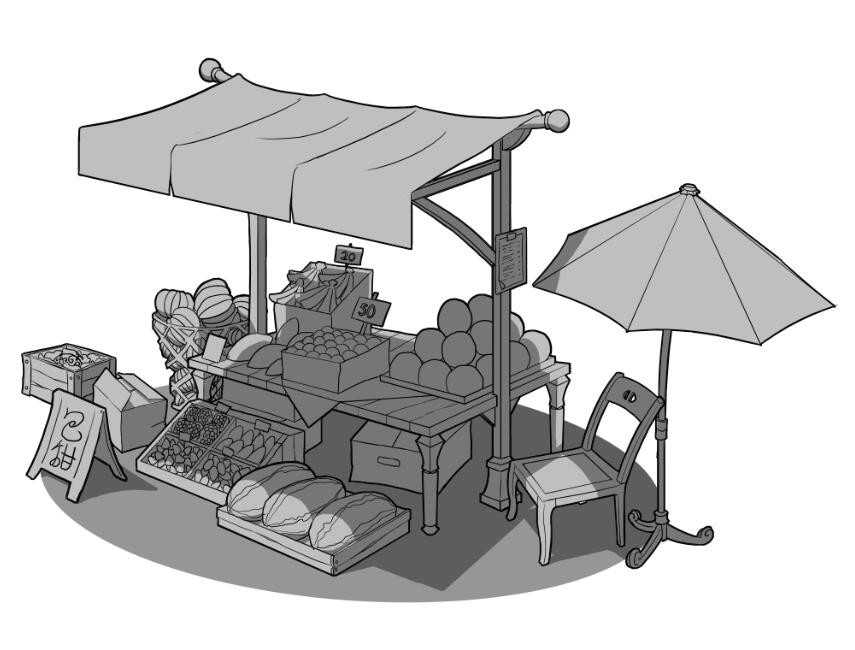 ArtStation - Fruit stand