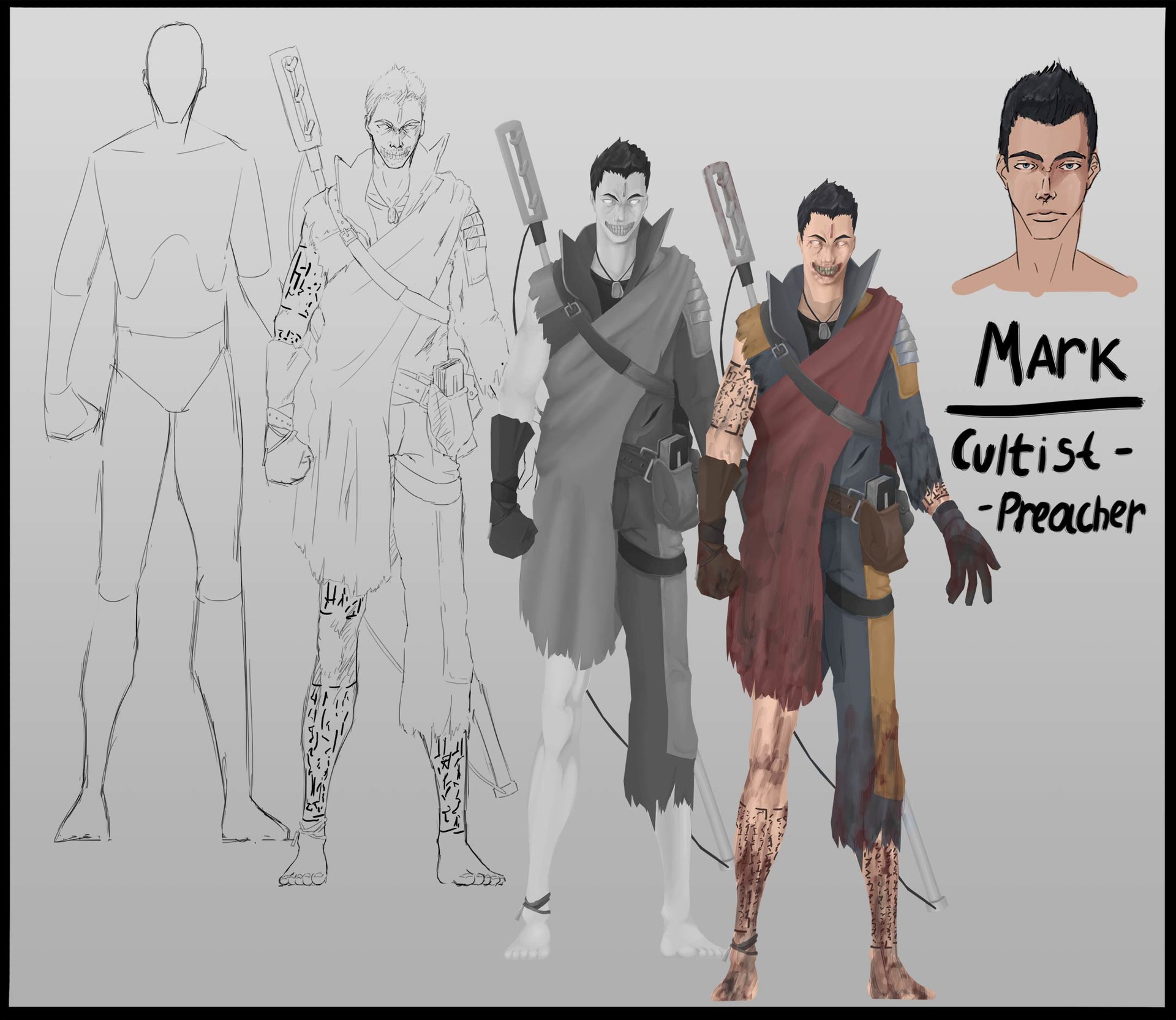 ArtStation - Cultist-preacher