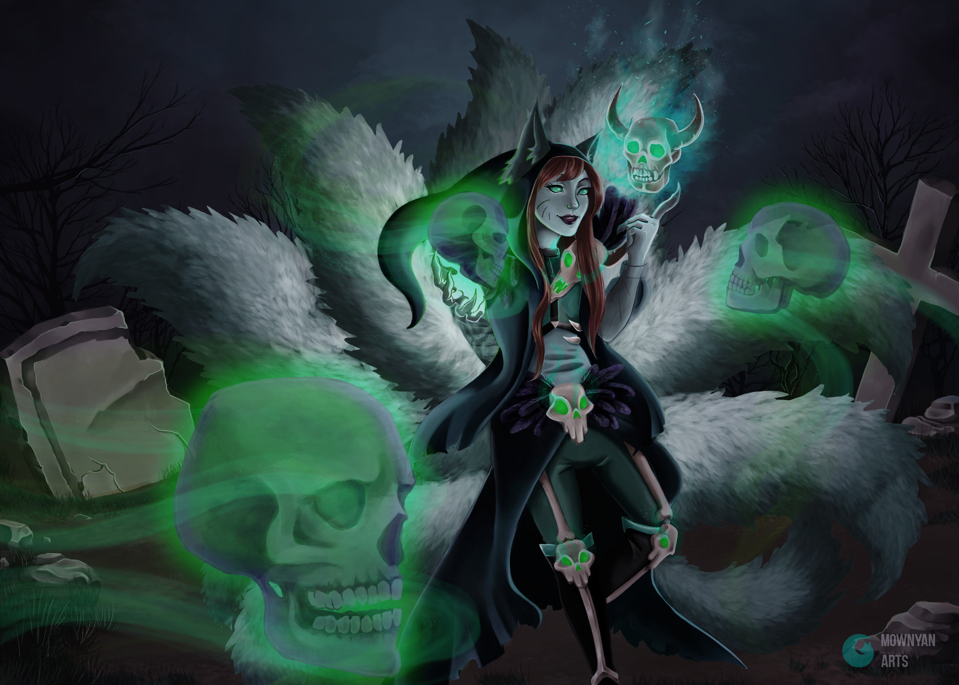 ArtStation - Soulstealer Ahri for the Riot Polycount Contest