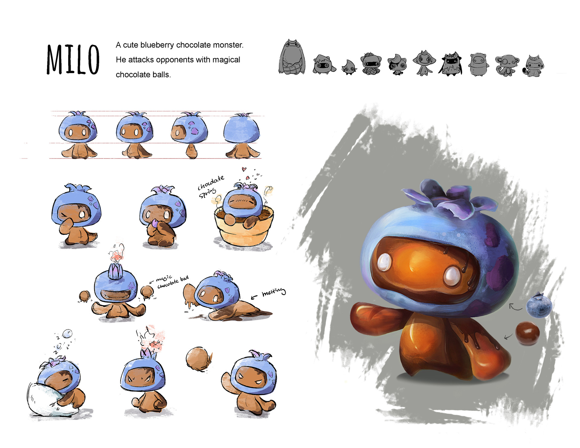 Xiaoyi Geng - Food Defender | Character design