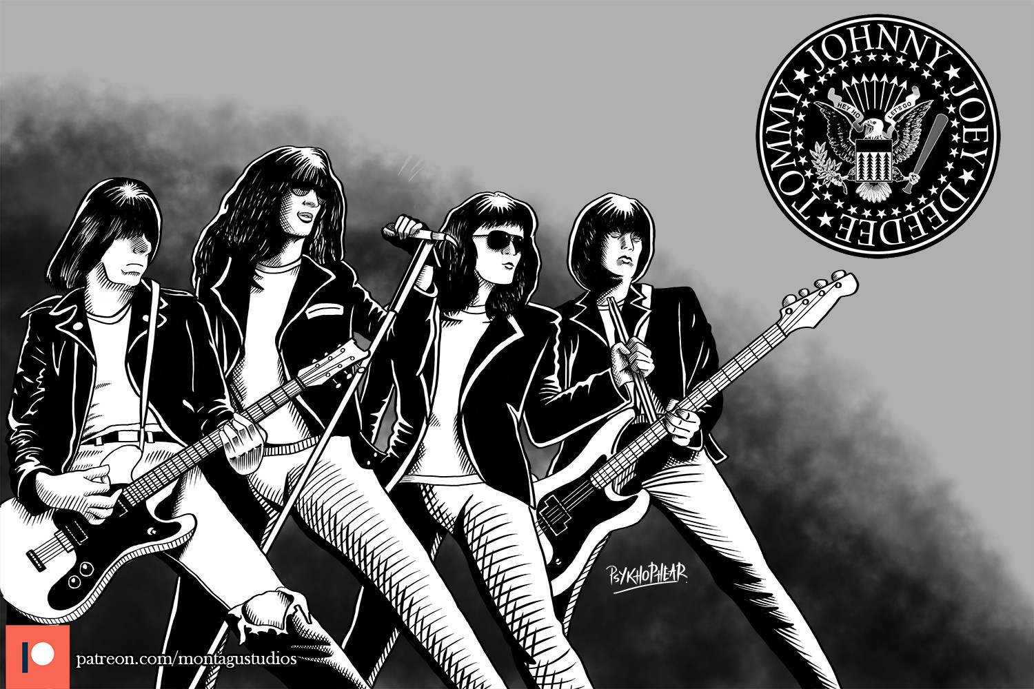 ArtStation - Something To Believe In - A Tribute to The Ramones