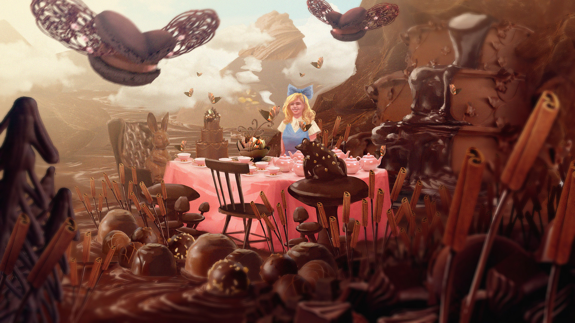 ArtStation - Alice in Chocolate Wonderland