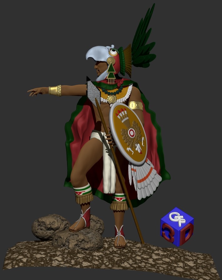 ArtStation - Cuauhtemoc, last Aztec Emperor - Cuauhtémoc, último ...
