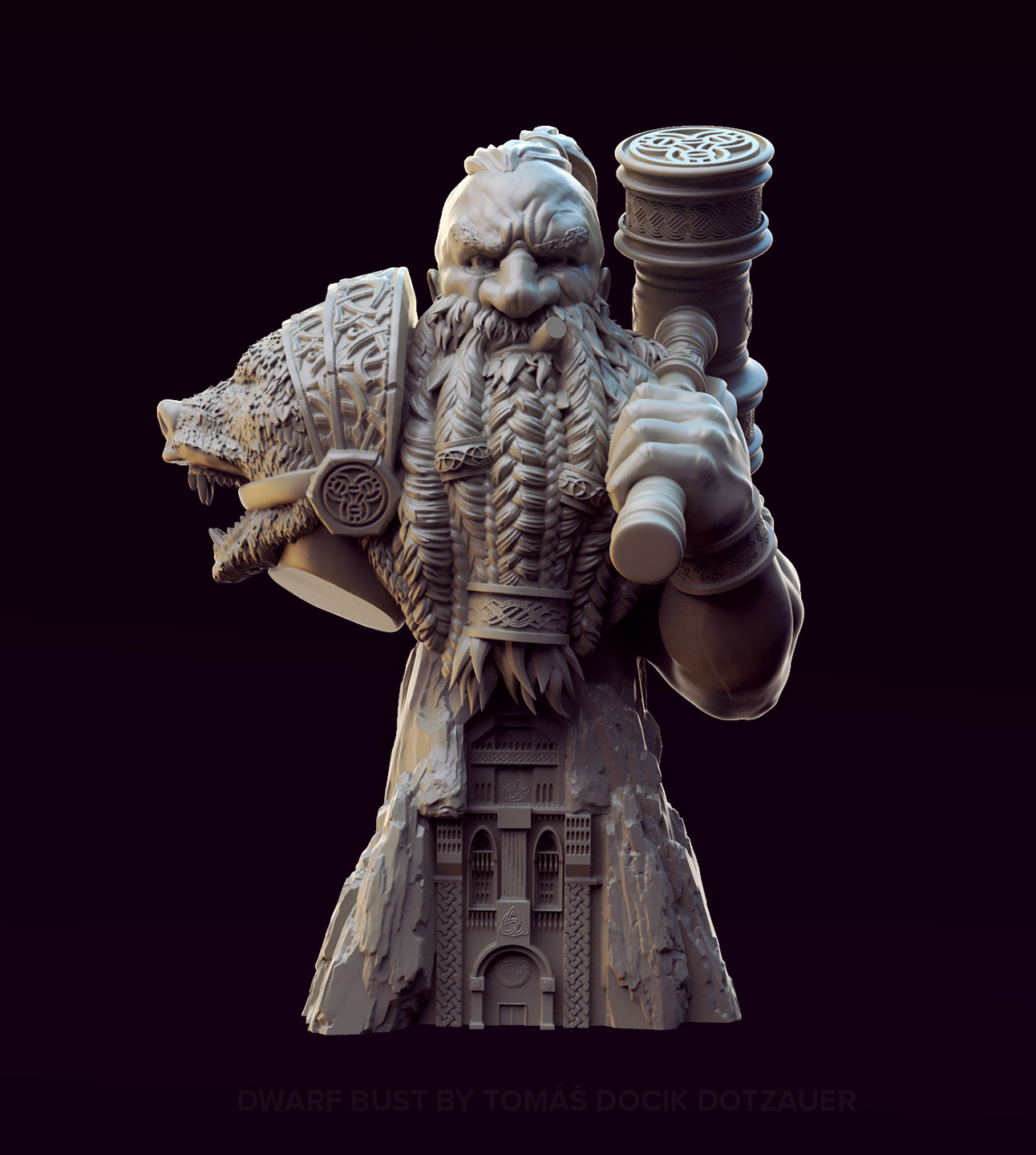 ArtStation - Dwarf Bust