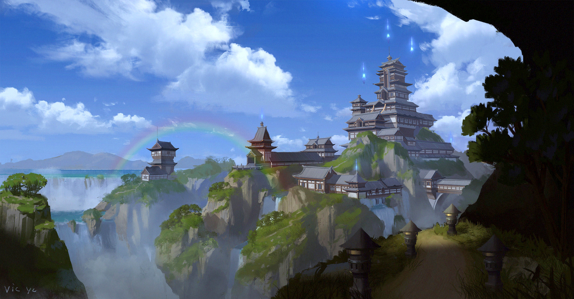 ArtStation - Dangling rock