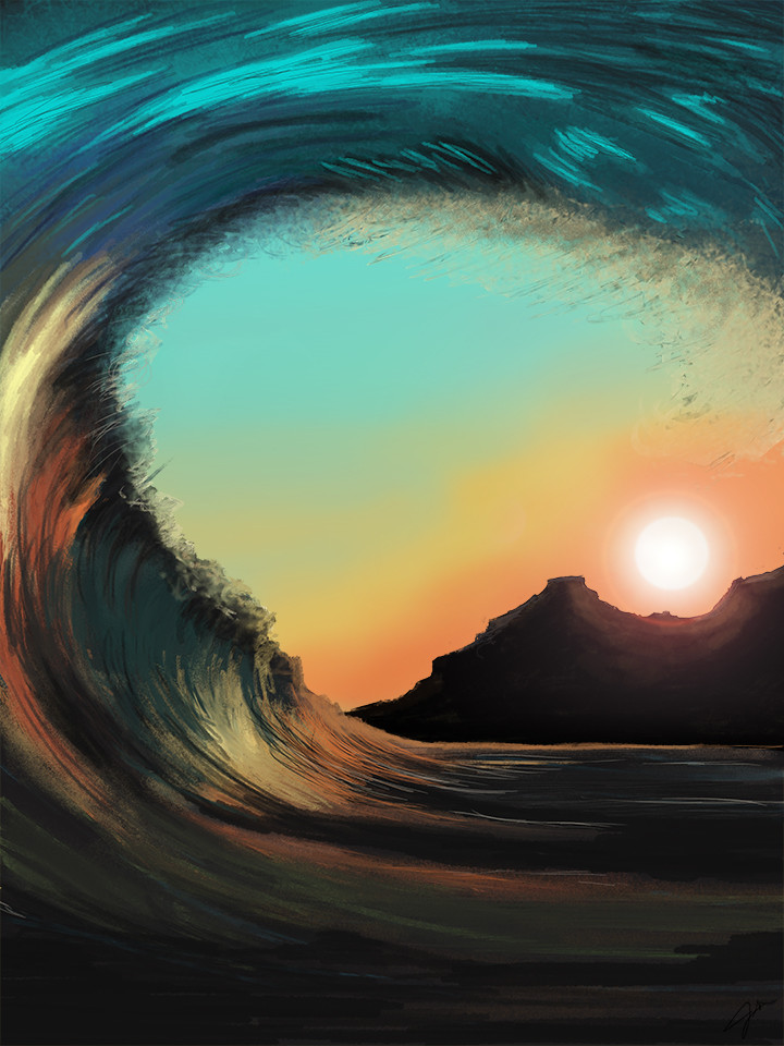 ArtStation - Wave to the Sun