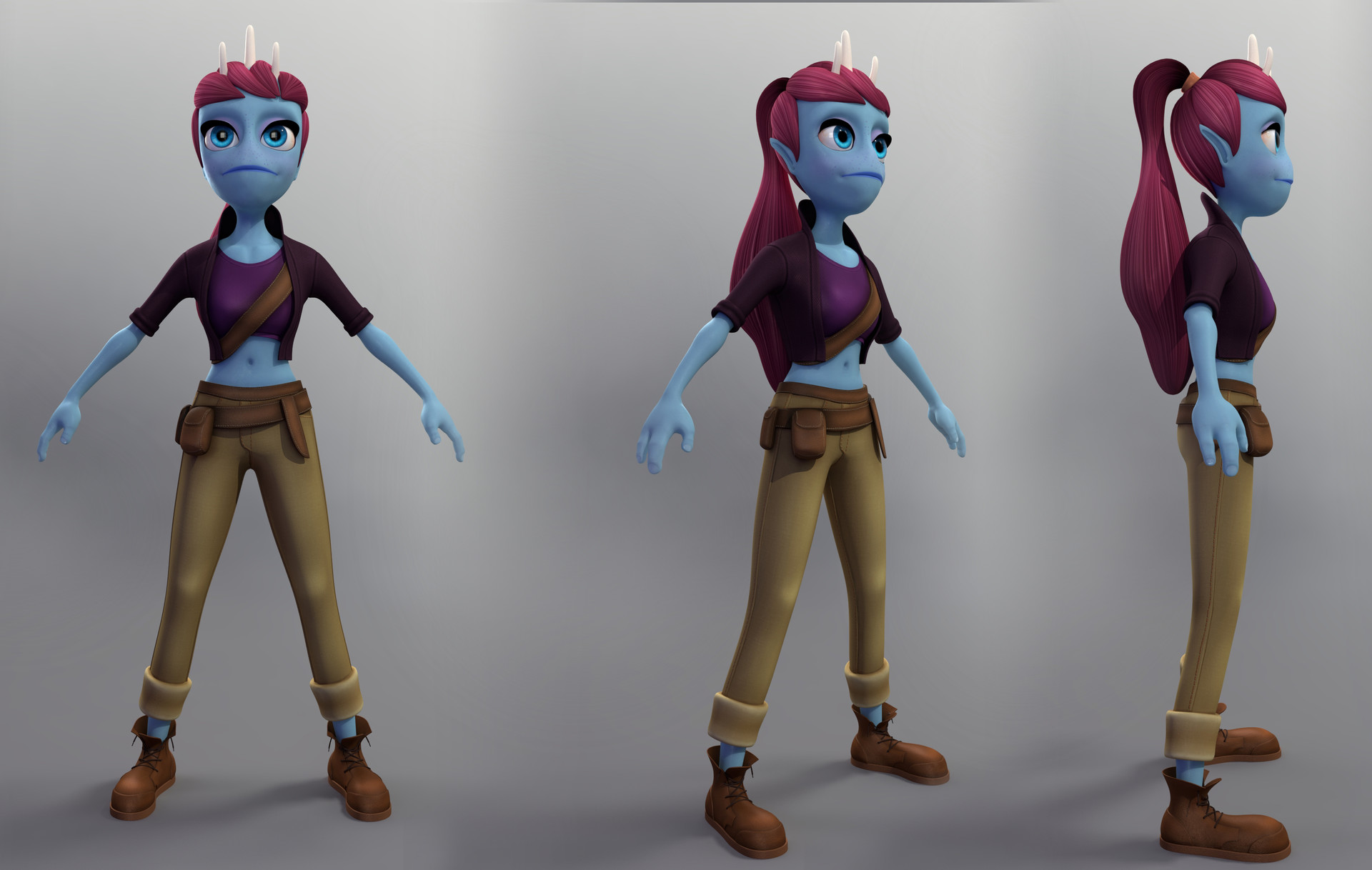 ArtStation - Alien Girl Model