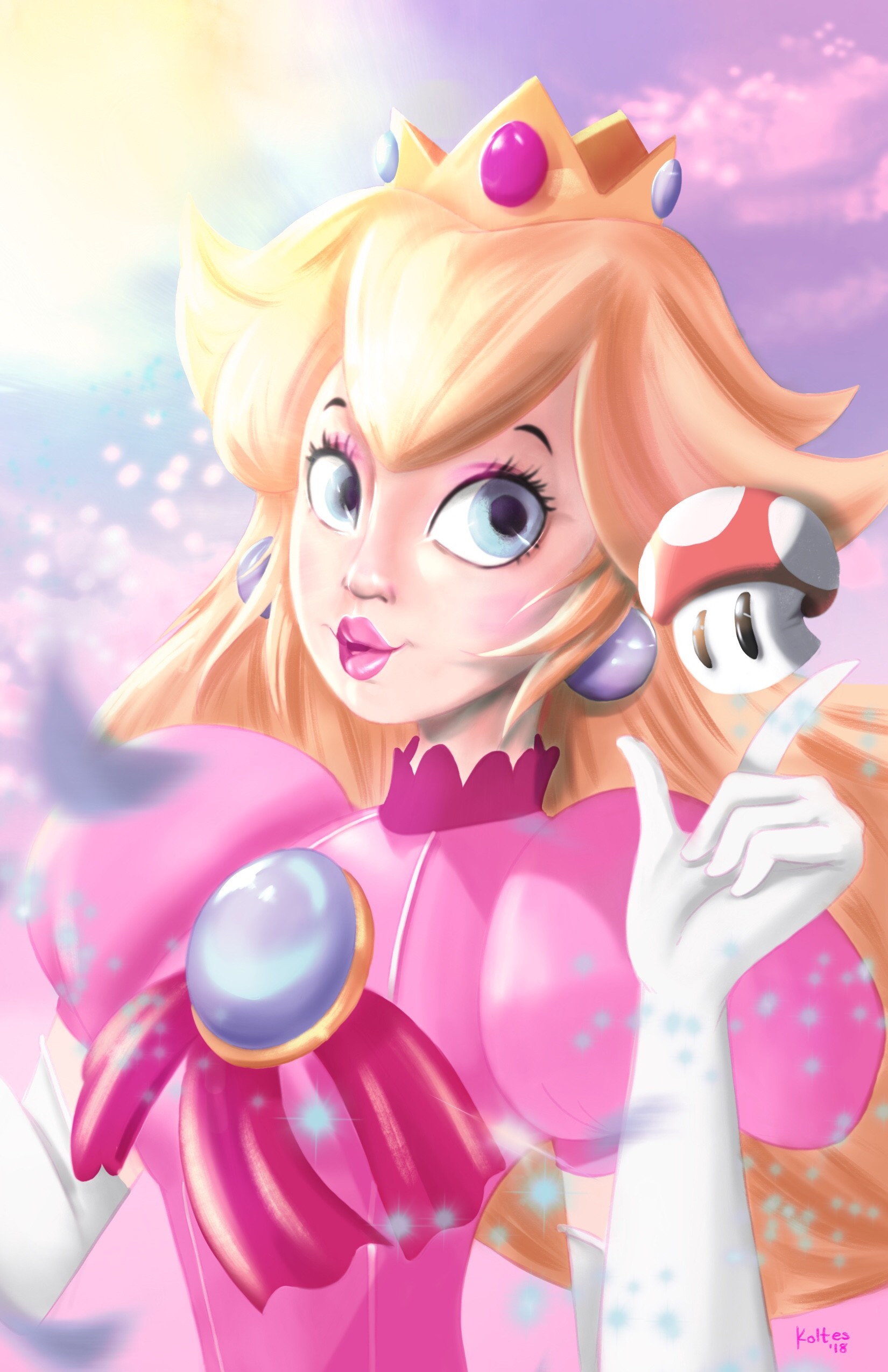 ArtStation - Princess Peach