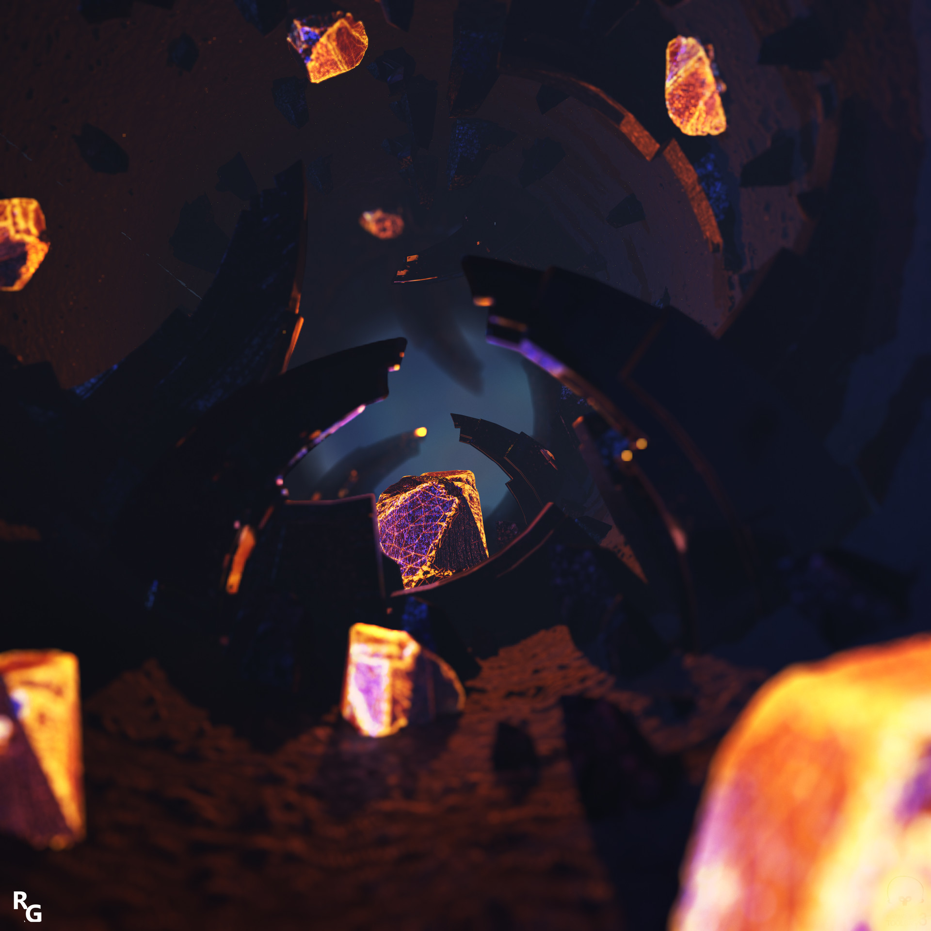 ArtStation - HEAT ROCK