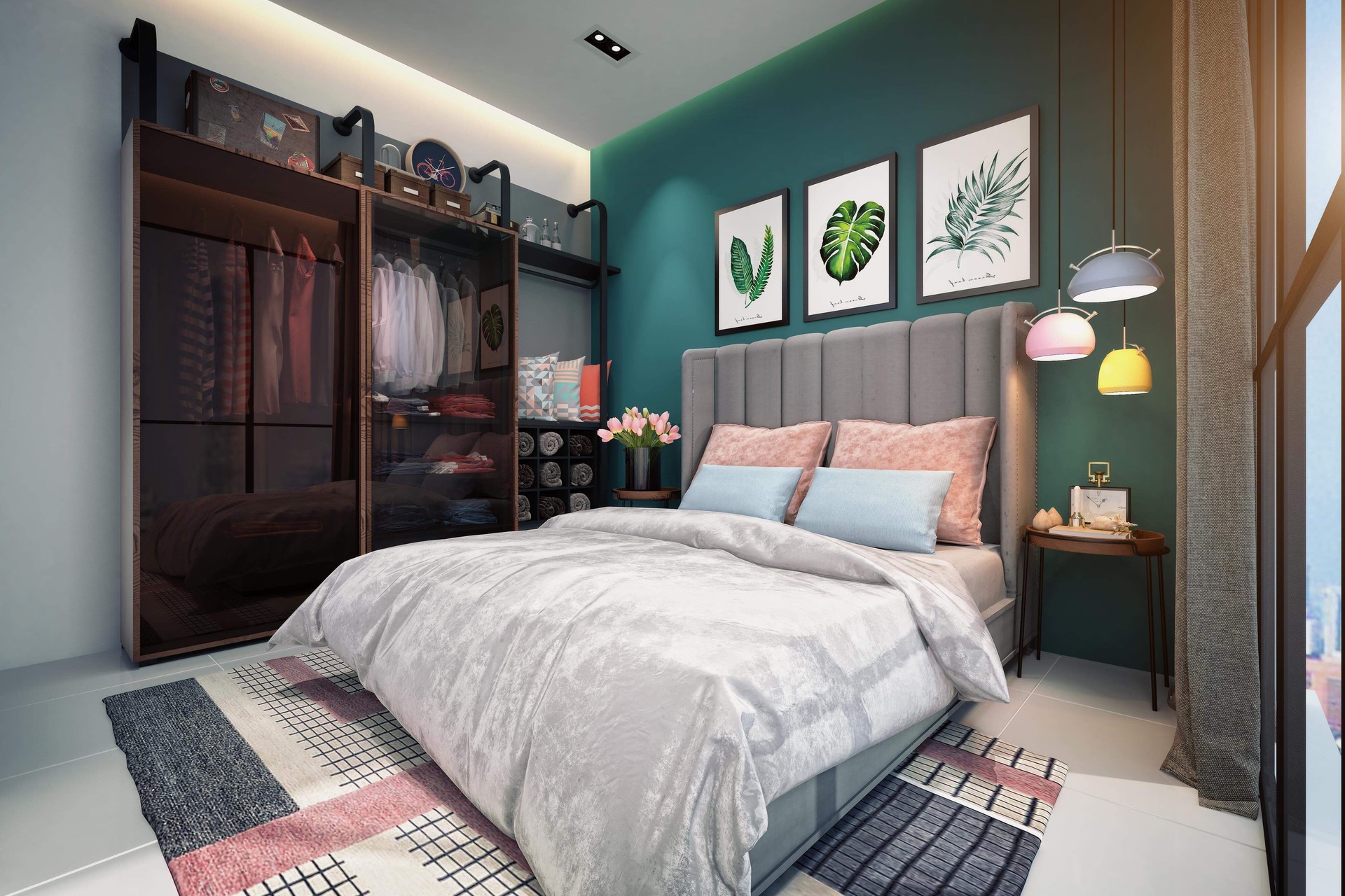 ArtStation - Modern bedroom design