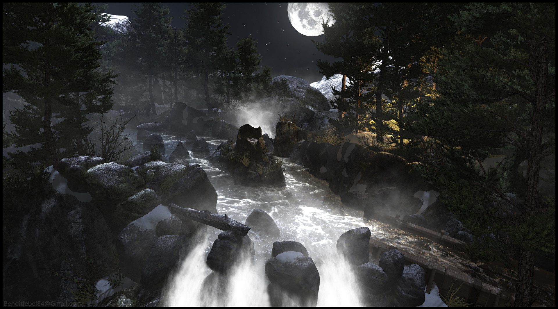 Benoit Lebel - Mountain River