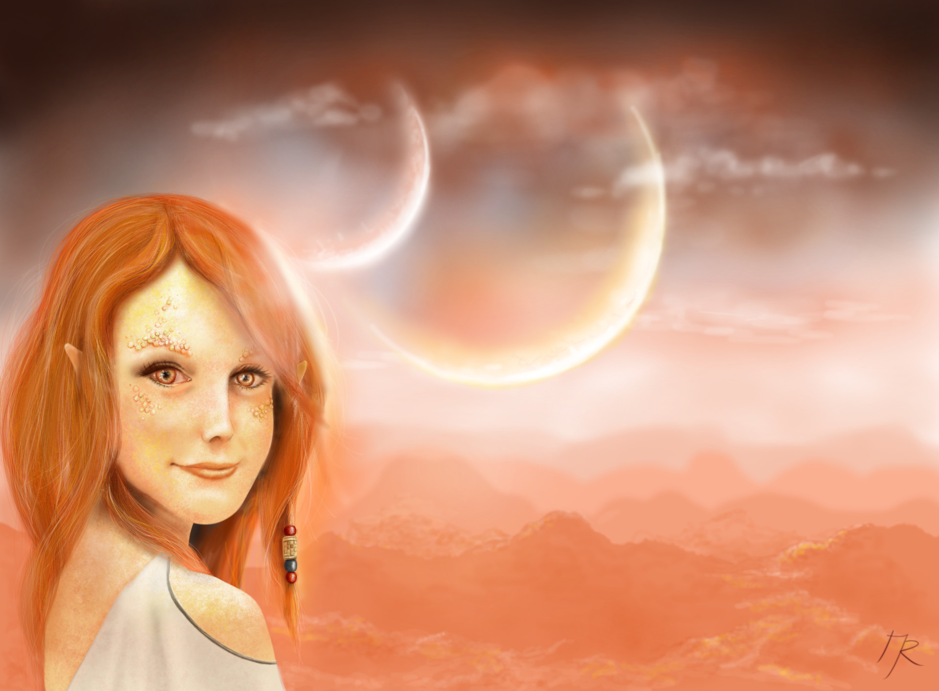 ArtStation - Alien girl