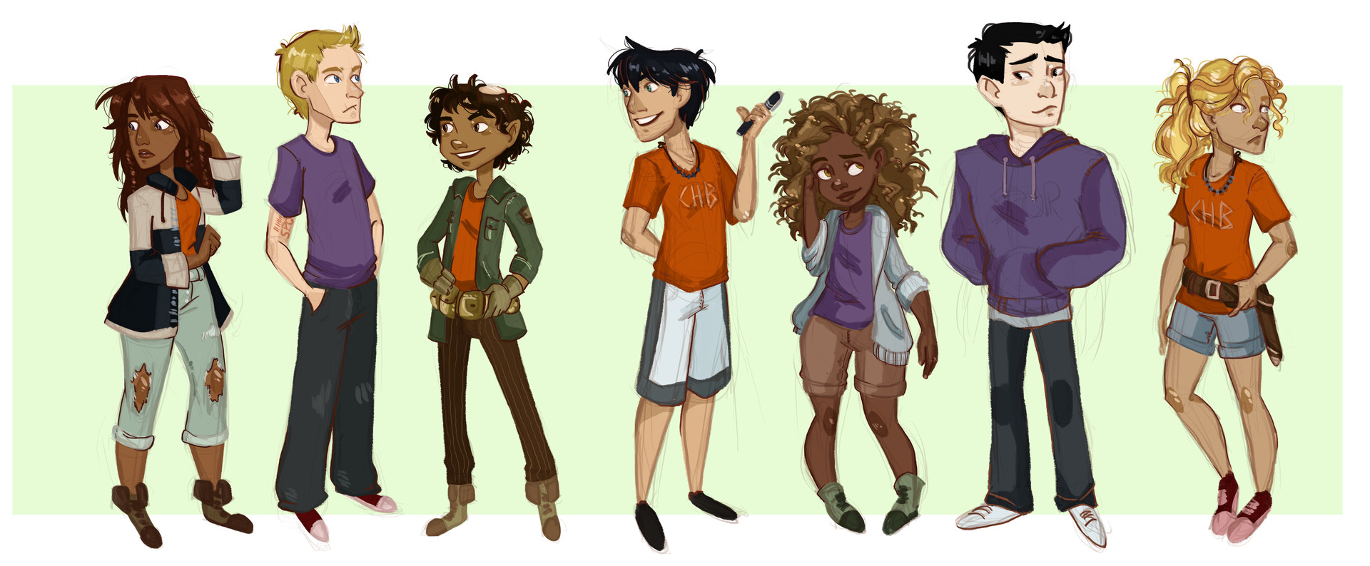 ArtStation - Heroes of Olympus - Line Up