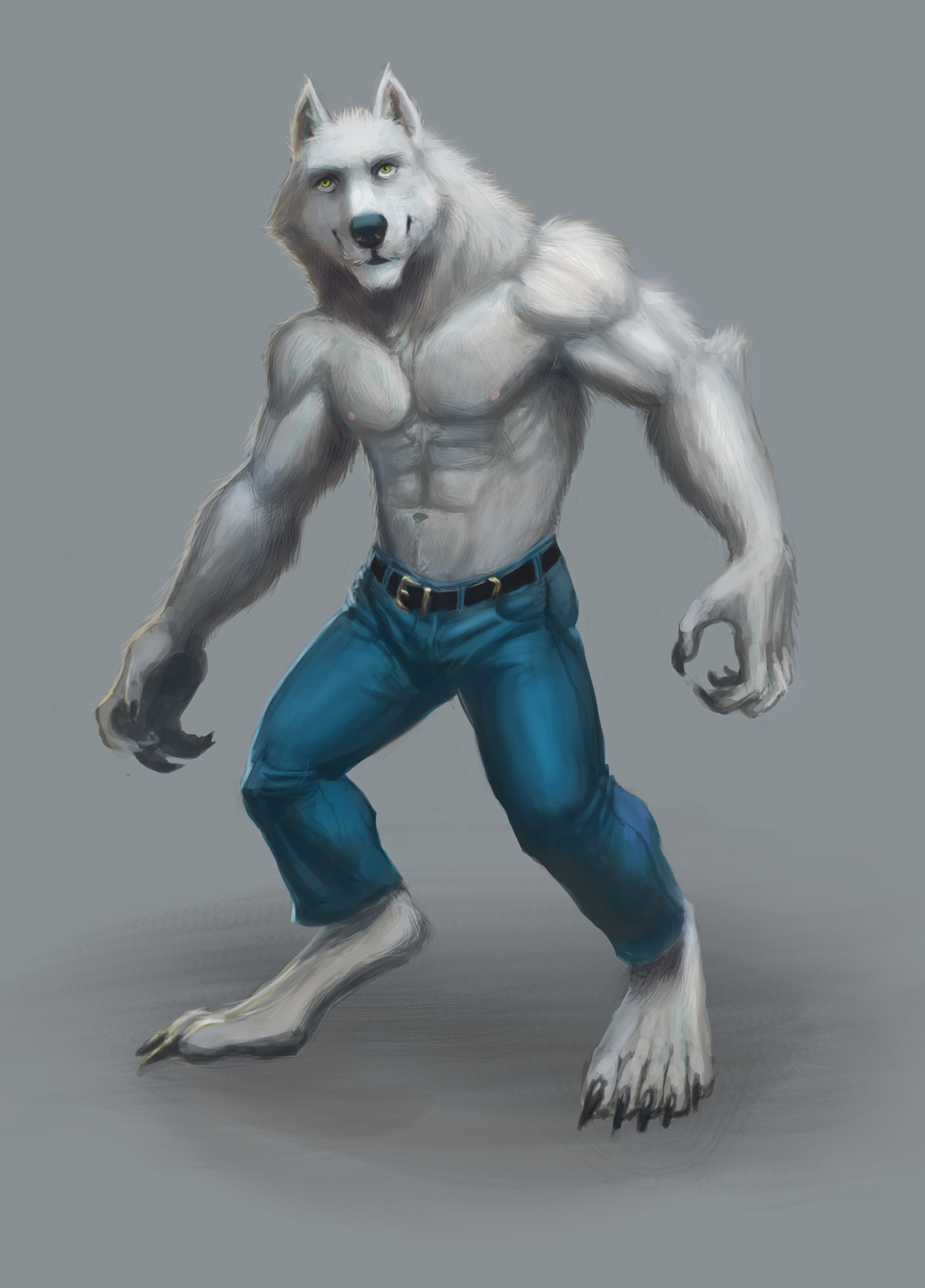 Anthro Arctic Wolf