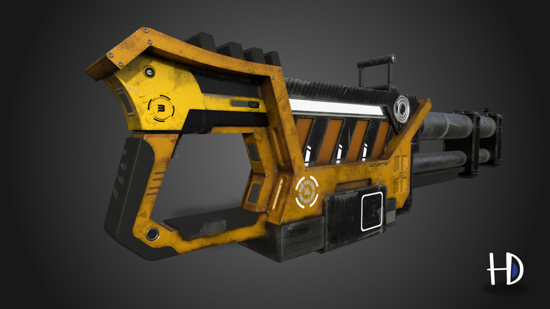 ArtStation - Gun 3D model for VR video game