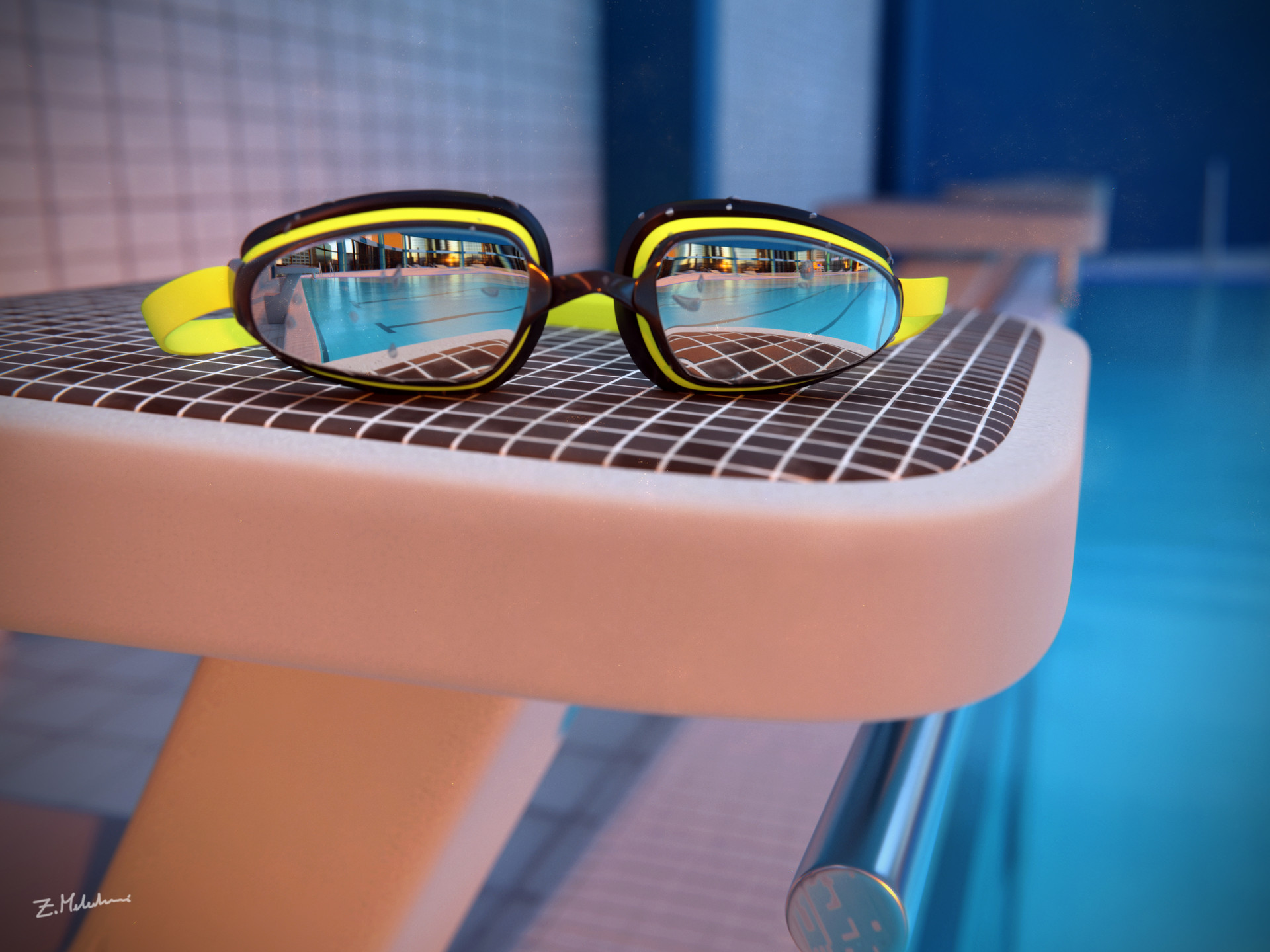 ArtStation - Local swimming pool