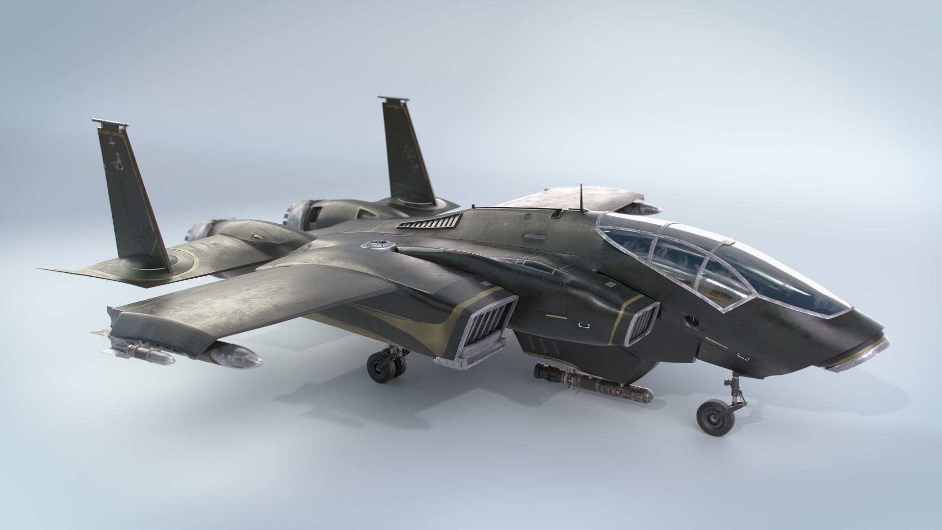 ArtStation - Military Jet