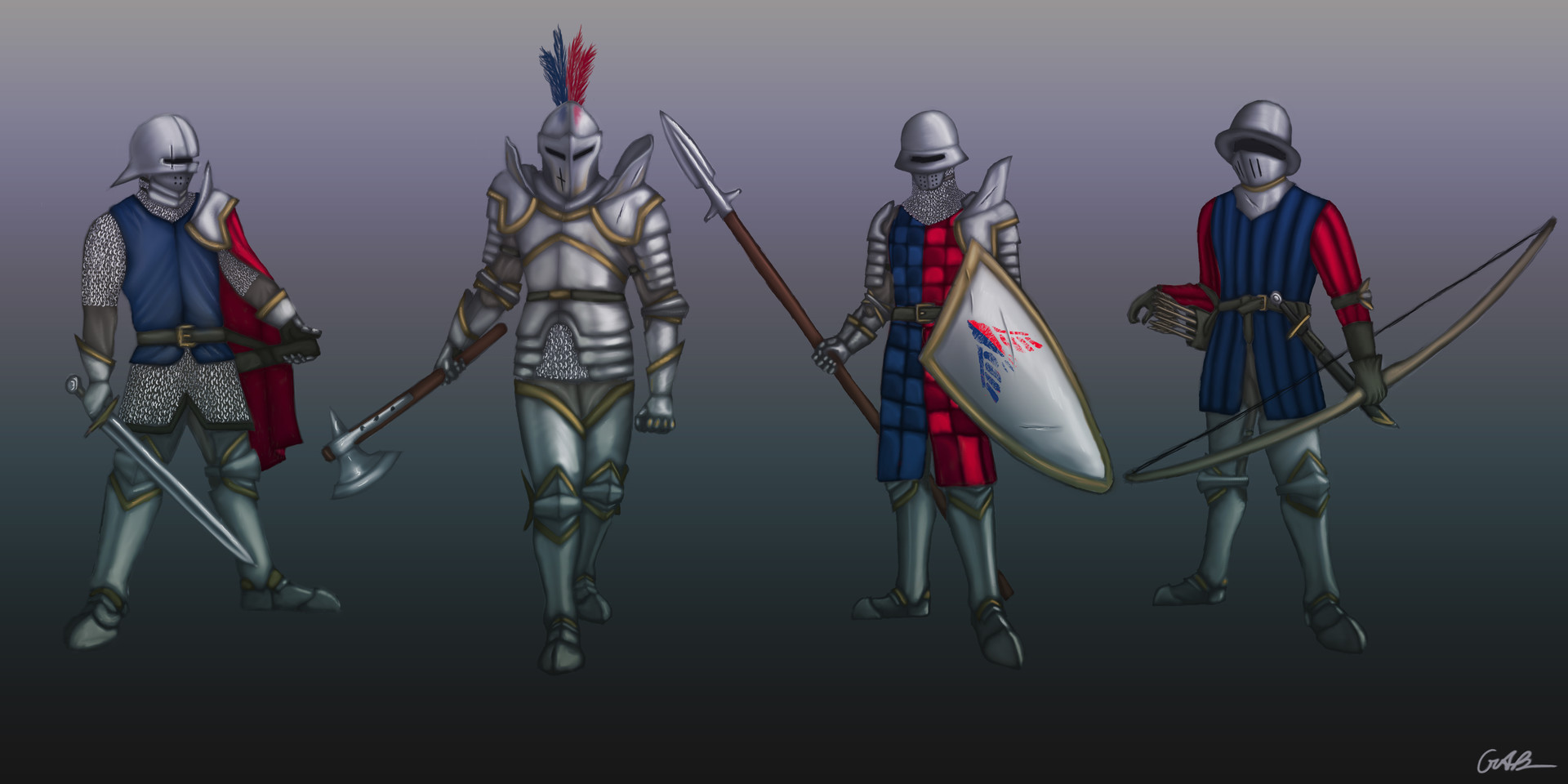 ArtStation - Knights armor concept