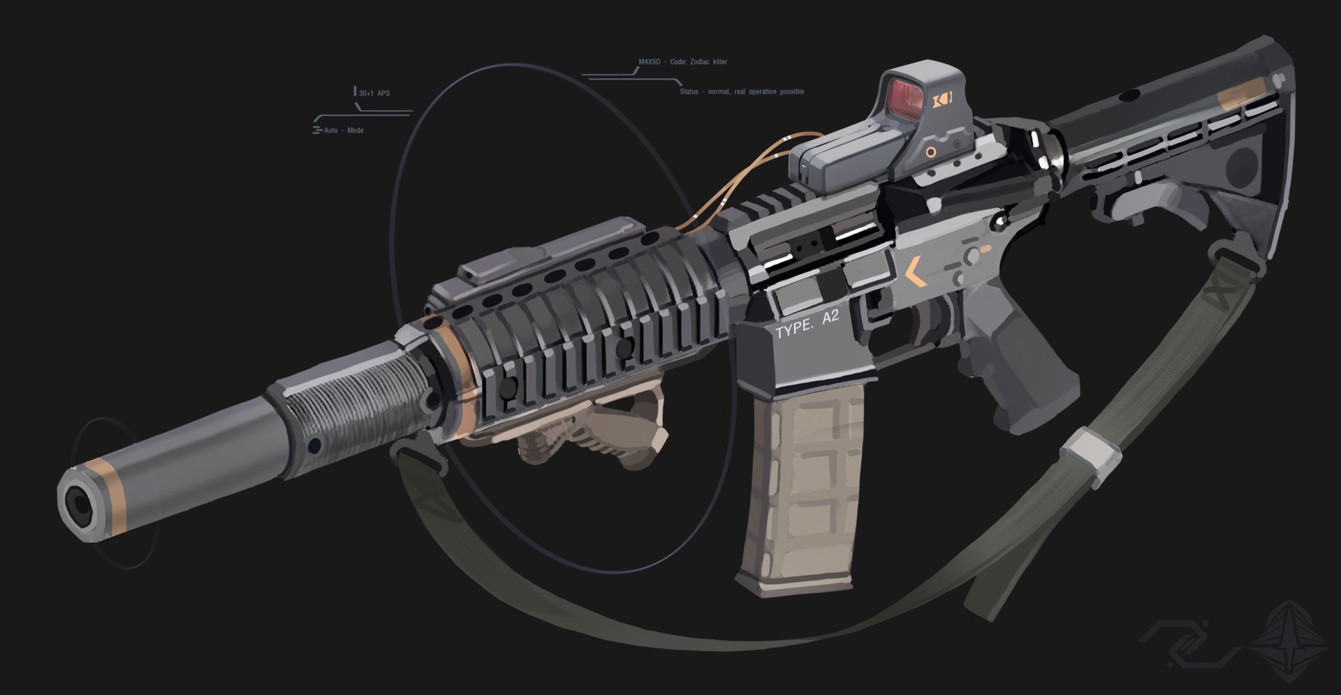ArtStation - Assault Rifle