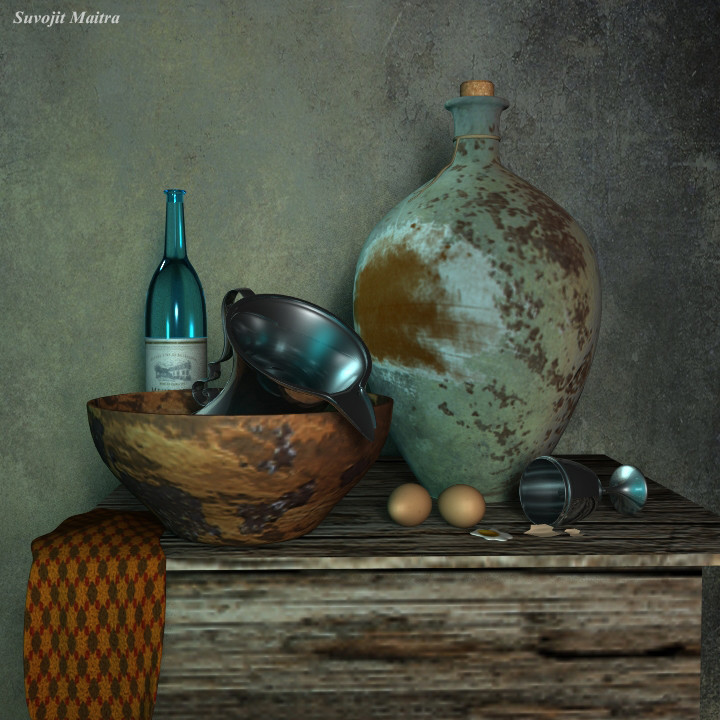 ArtStation - Table top 3d Scene