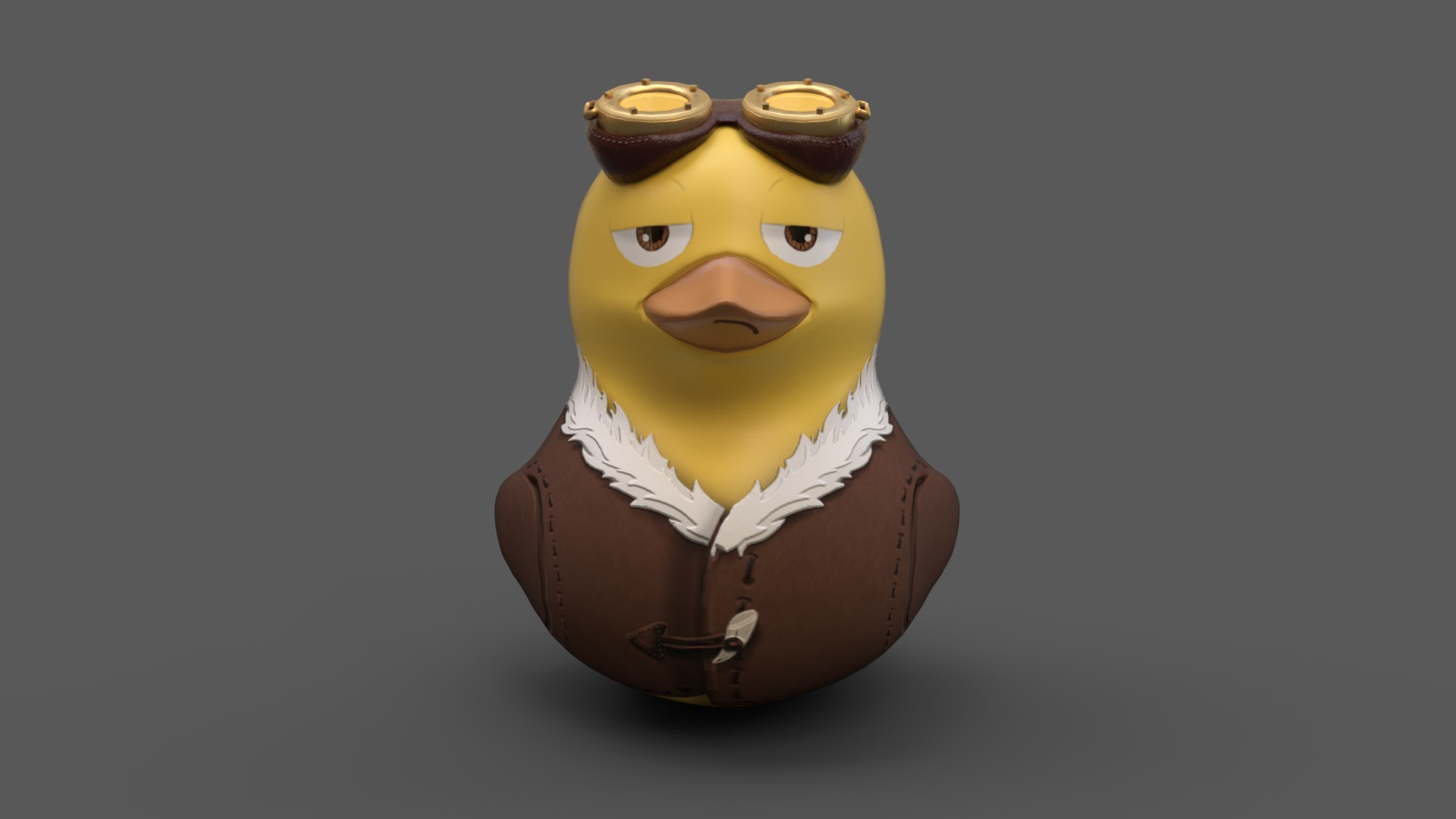 ArtStation - Ducky is not amused - Rubber Ducky Challenge