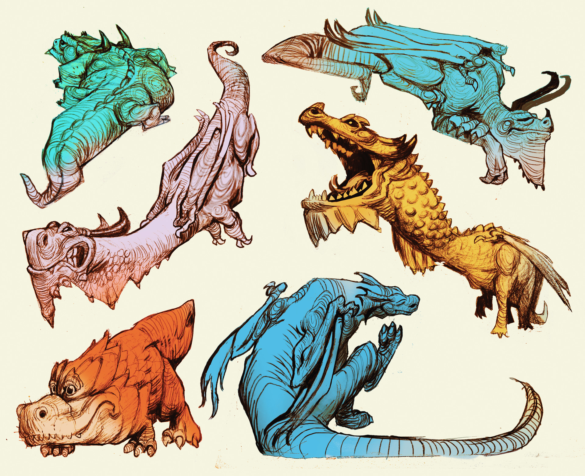 ArtStation - Super Dragons